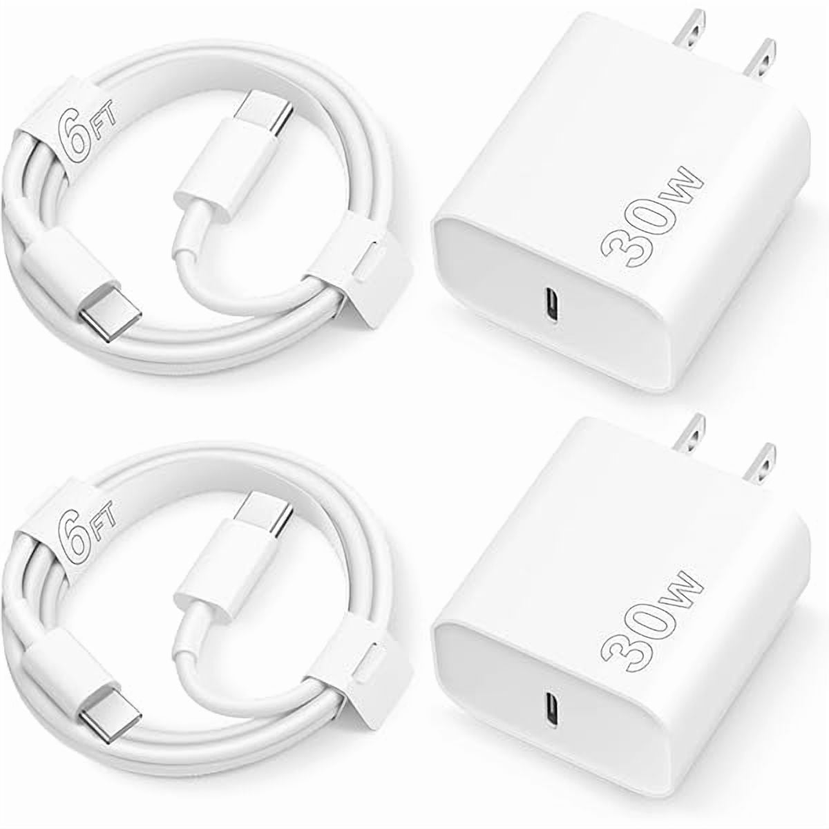 ZLCiPhone 17 16 15 Charger Fast Charging 30W USB C Chargers Block Type ...