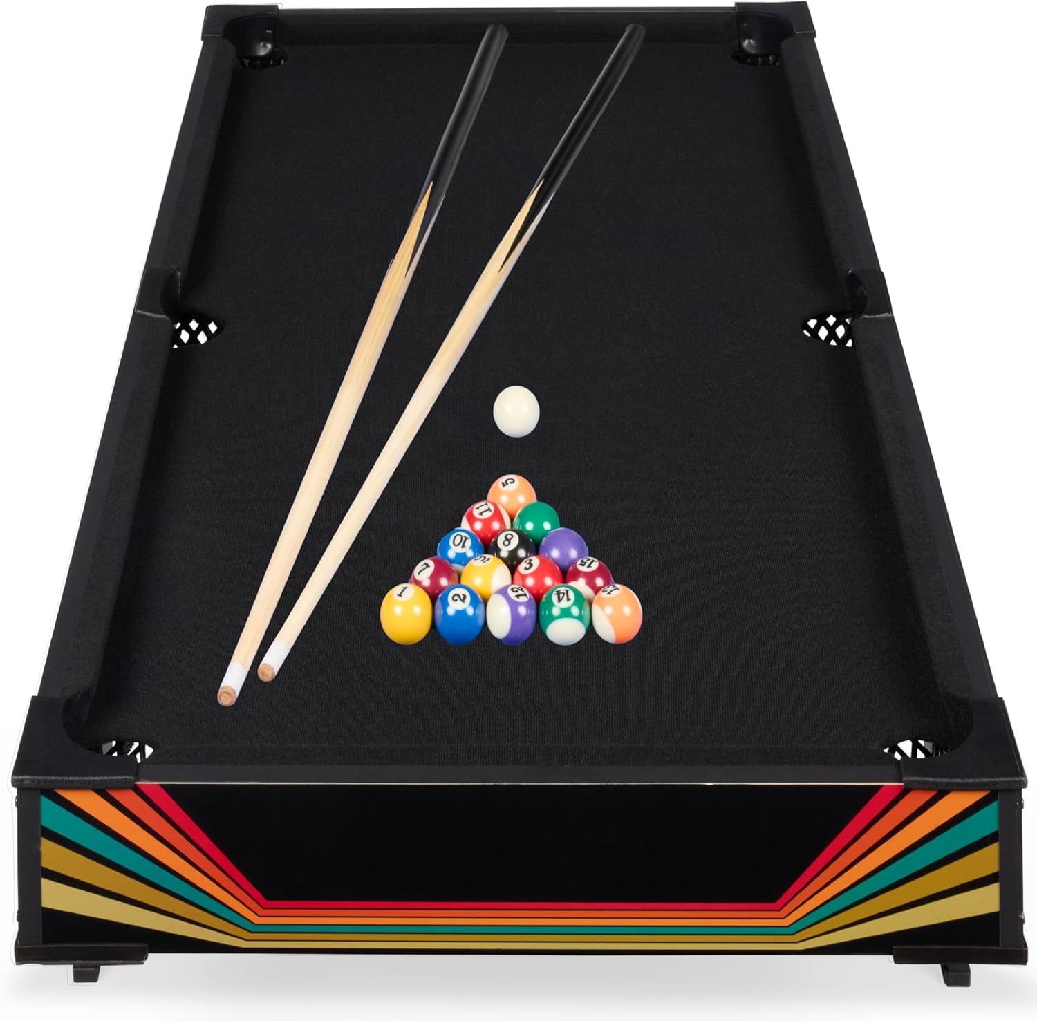 ZLERP 40in Tabletop Billiard Table, Pool Arcade Game Table for Living ...