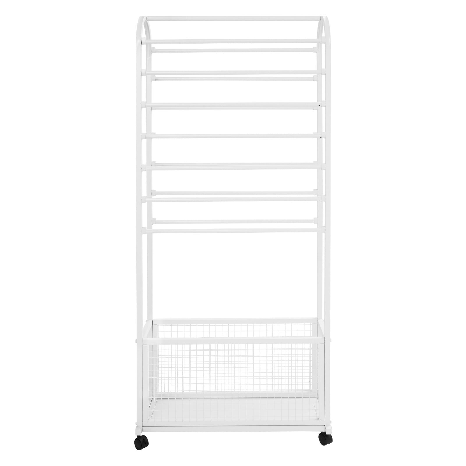 ZLERP Floor Standing Ribbon Storage Organizer, 16-Layer Iron Rolling ...