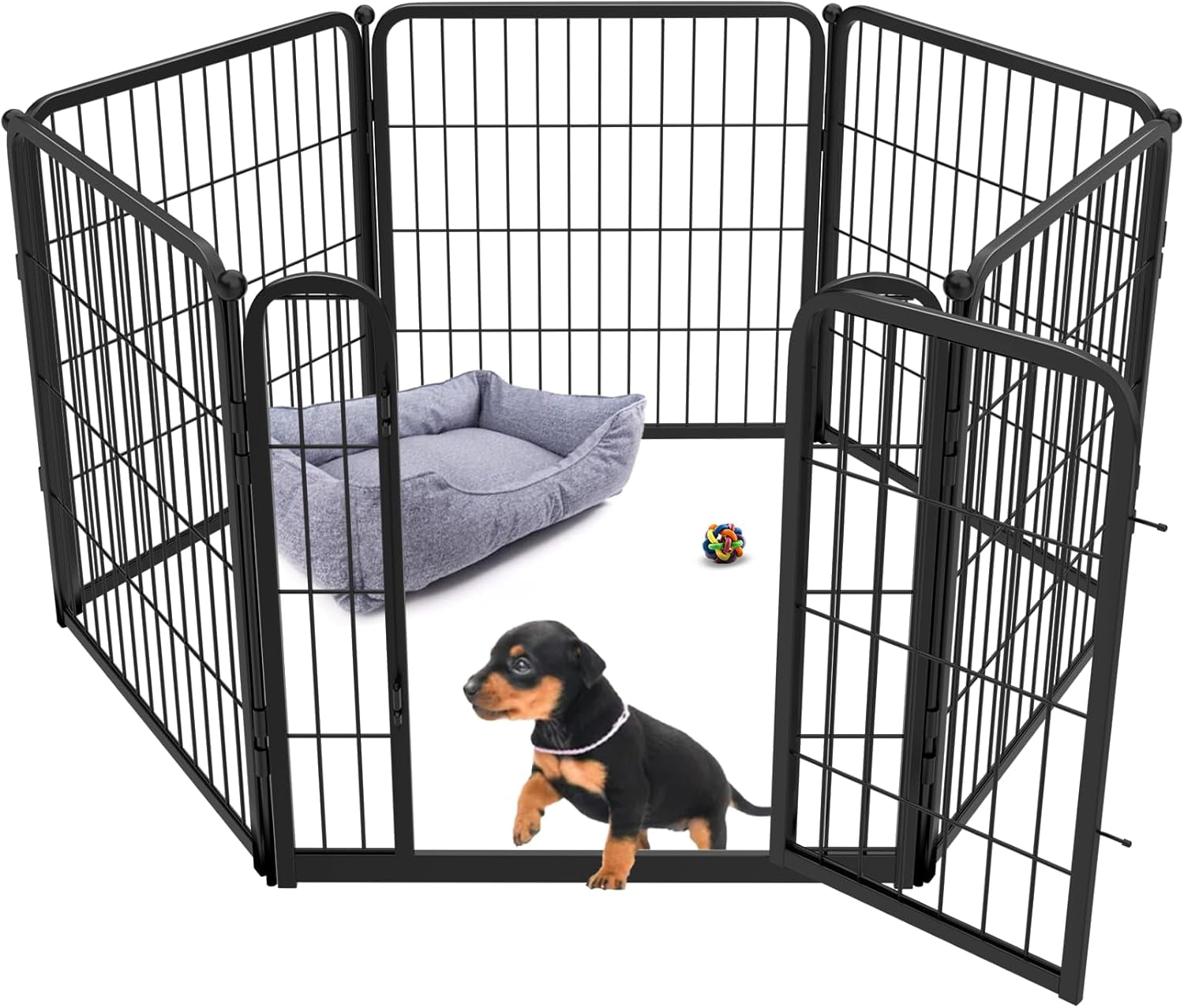 ZLERP Indoor Dog Playpen - Stress-Free and Safe Play, 24 Inch 6 Panels ...
