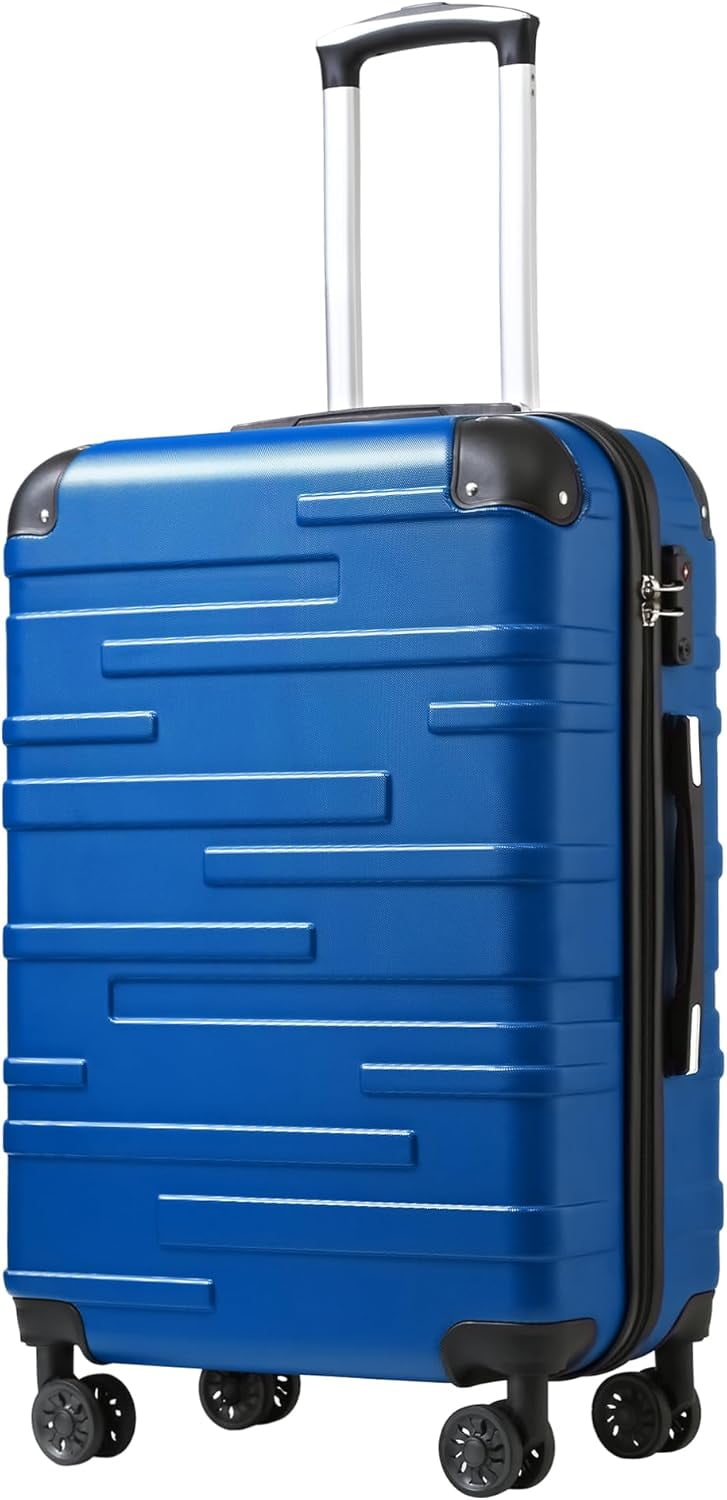 ZLERP Luggage Expandable Suitcase 3 Piece Set with TSA Lock Spinner ...