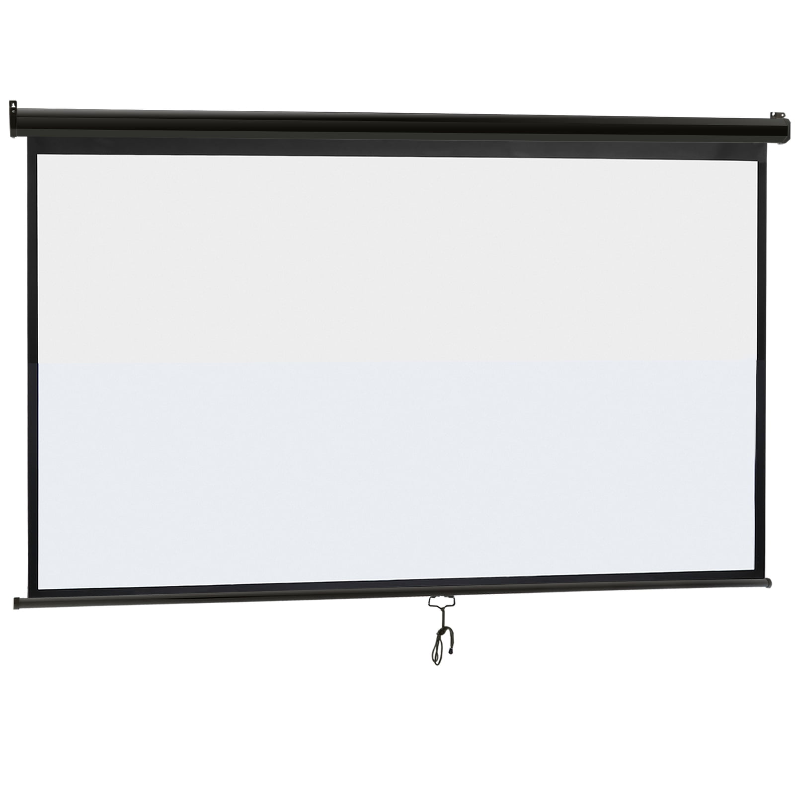 ZLERP Manual Pull-Down Projector Screen - Universal Roll-Down ...