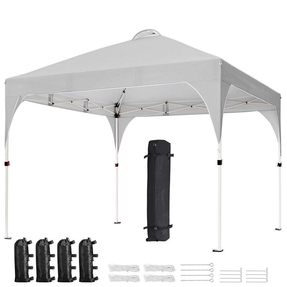 ZLERP Outdoor Canopy 10x10 Pop Up Canopy Camping Tent Sun Shelter with ...