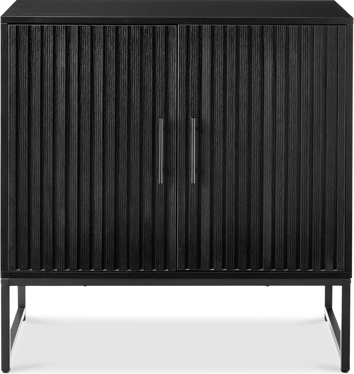 ZLERP Slatted Sideboard Buffet Cabinet, Entryway Table, Accent Storage ...
