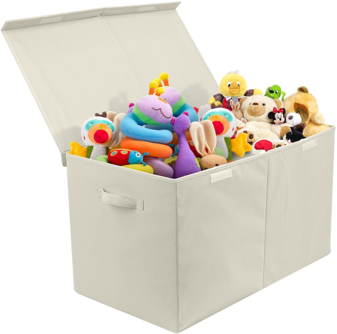 ZLERP Toy Chest with Flip-Top Lid, Kids Collapsible Storage for Nursery ...