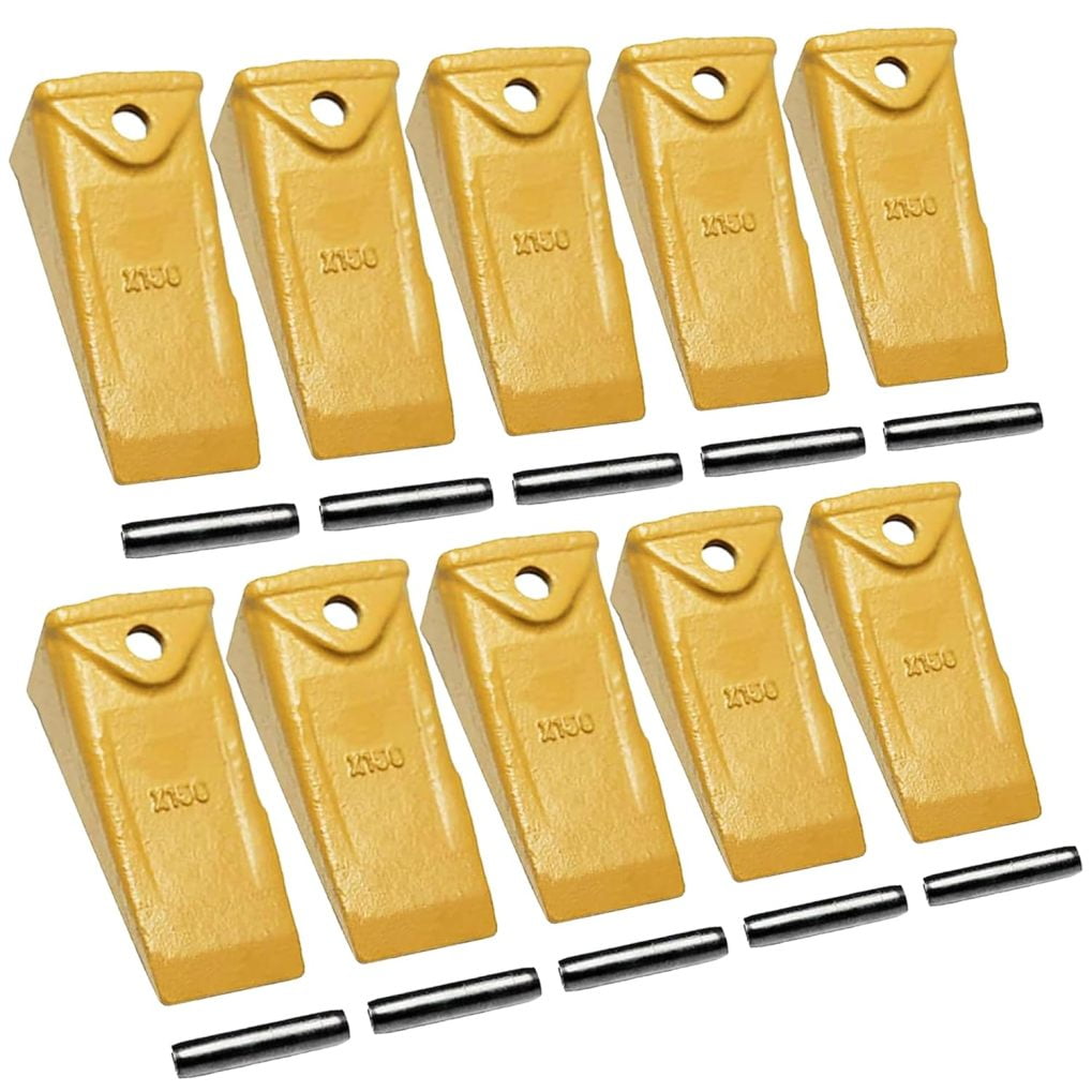 ZLFF 10 Pack X156 Short Teeth Bucket Teeth/Bucket Tooth & P156 Roll ...