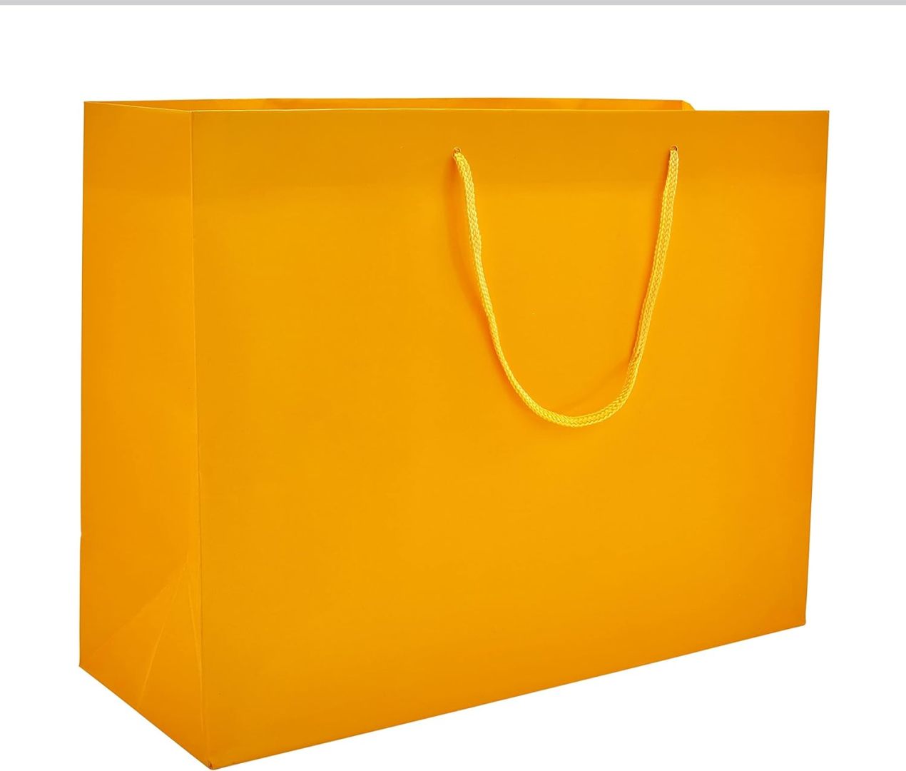 ZLFF Mango Gloss 13" x 5" x 10" Euro Tote Bags [Pack of 100] Reusable ...
