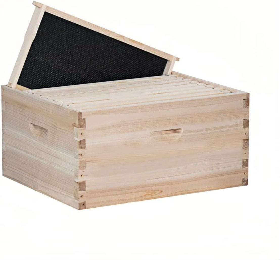 ZLGP 10 Frame Deep Bee Hive Box, Langstoth Deep Brood Bee Box for ...