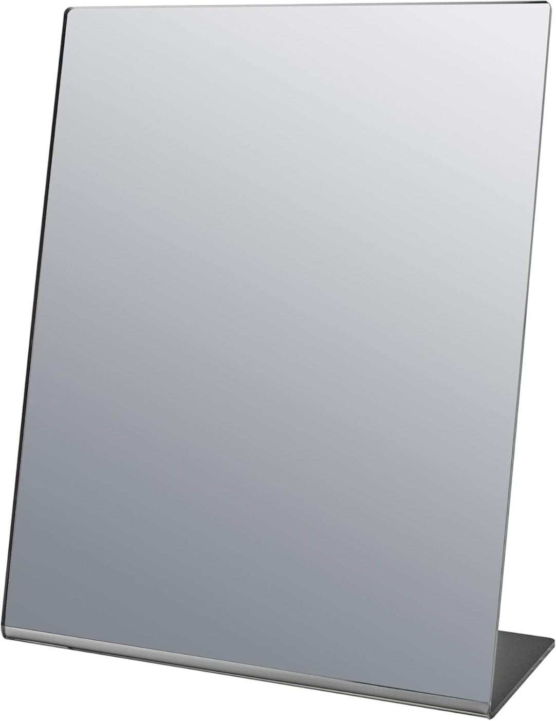 ZLGP Acrylic Mirror 8” x 10” Counter Top Slanted Back L Shape Vertical ...