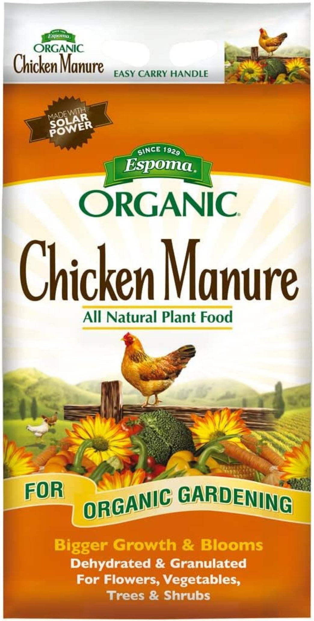 ZLGP Organic Chicken Manure 25 lb. Bag. All Natural & Organic ...