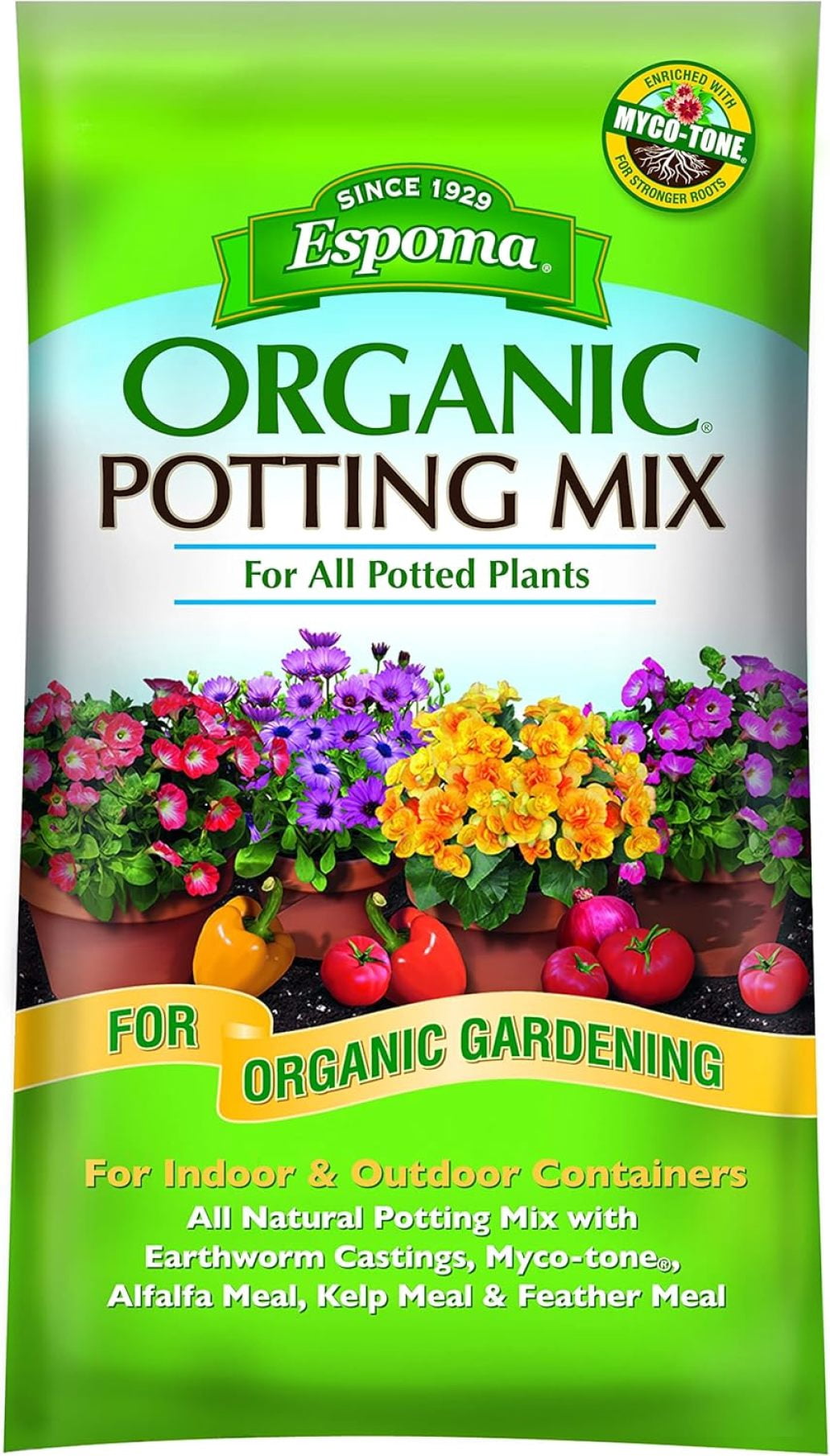 ZLGP Organic Potting Soil Mix - All Natural Potting Mix for All Indoor ...