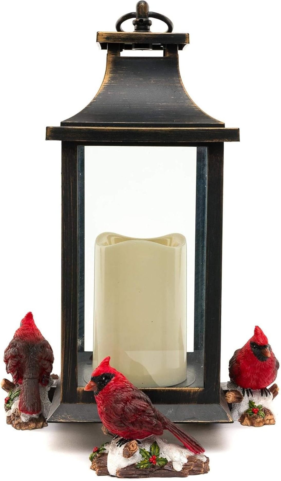 ZLGP Red Cardinal Bird Figures Plant Pot Feet Planter Riser - Pot ...