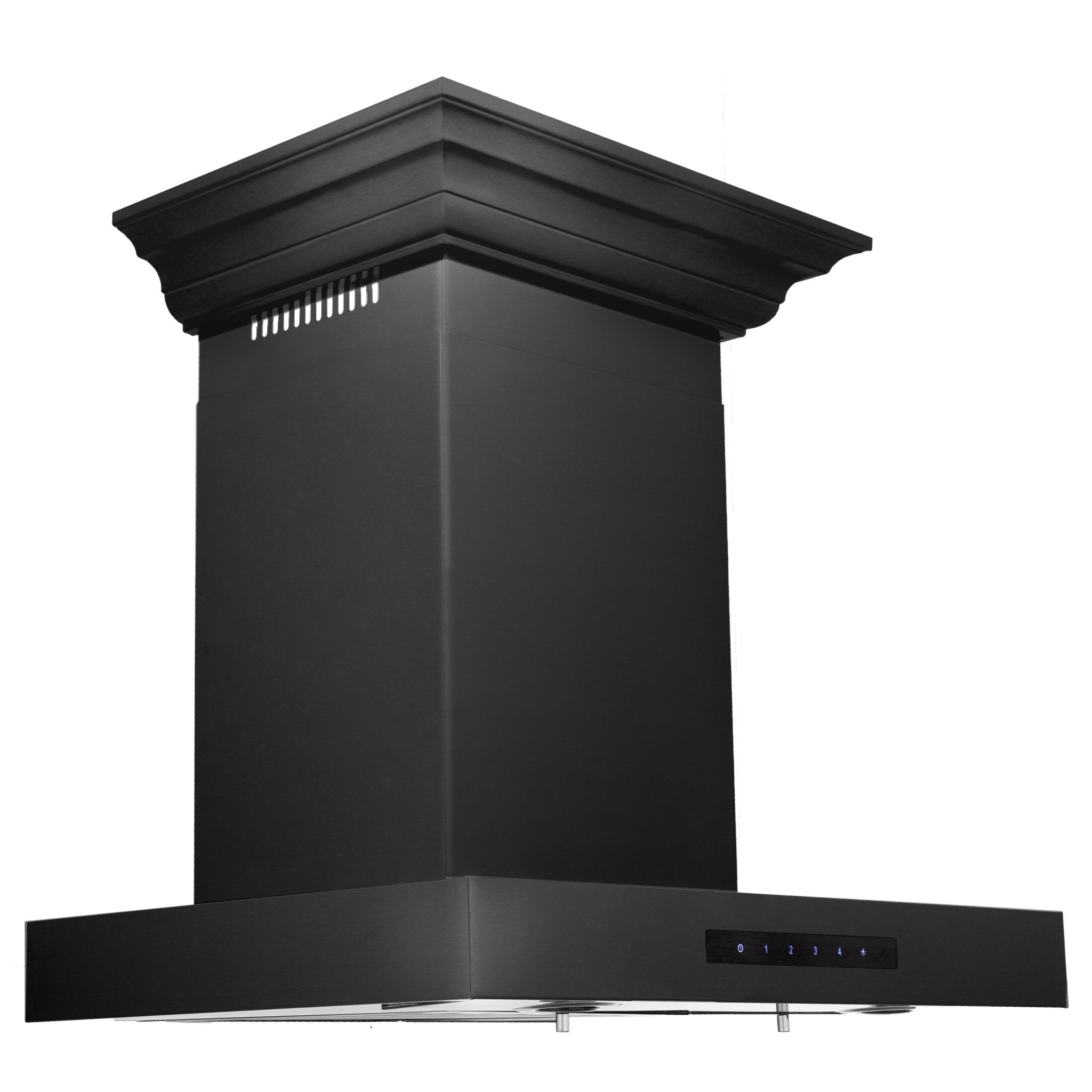 ZLINE 24" Convertible Vent Wall Mount Range Hood in Black Stainless ...