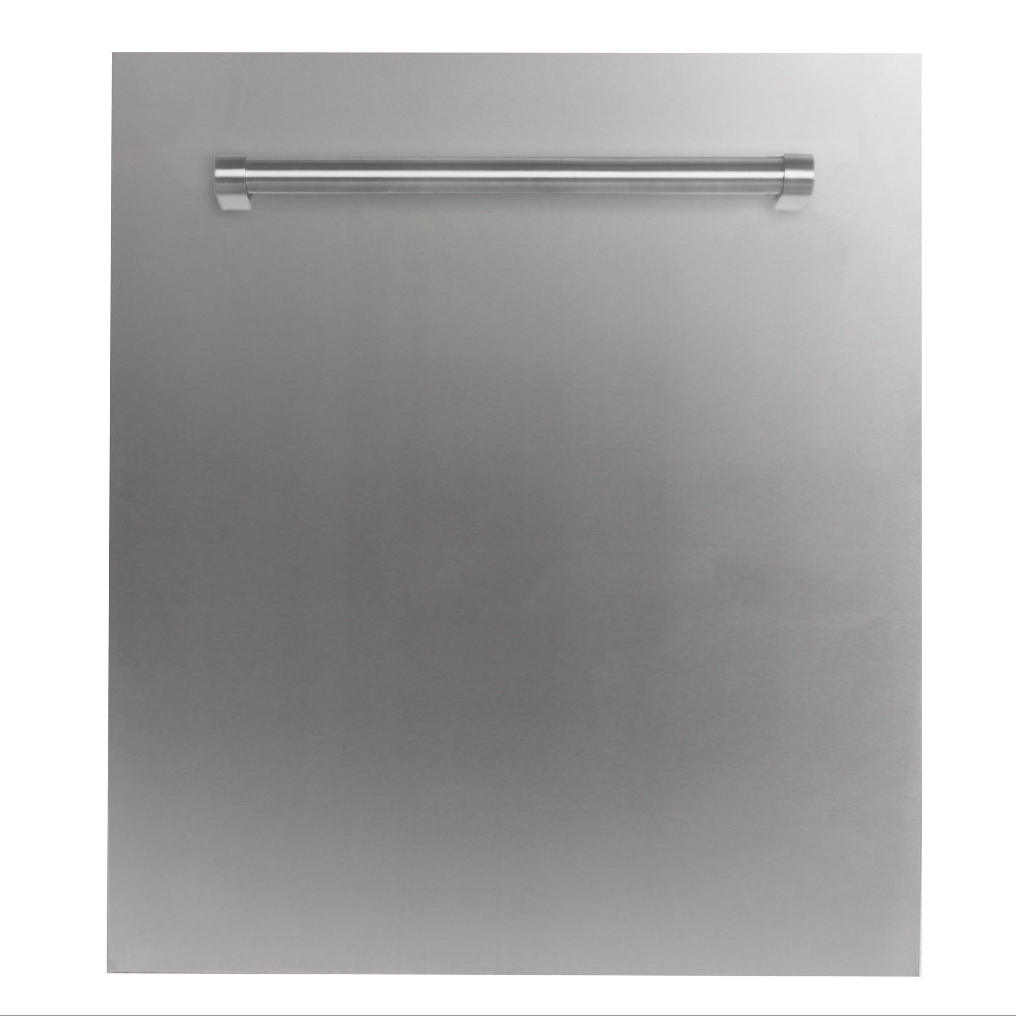 ZLINE 24" Dishwasher Panel in Stainless Steel with Traditional Handle ...