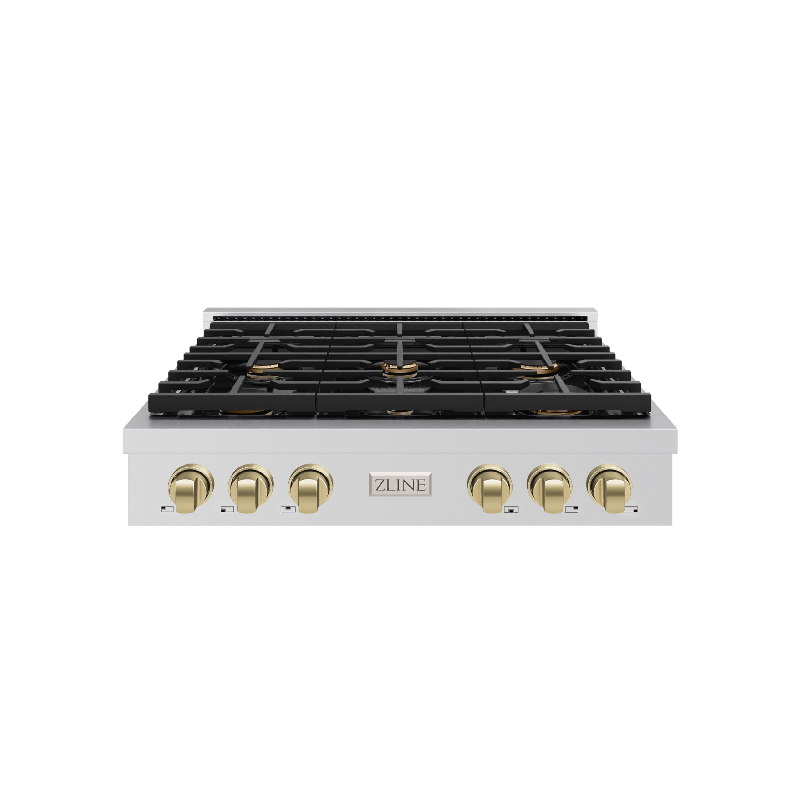 ZLINE 36 in. Autograph Edition Paramount Gas Rangetop with 6 Burners ...