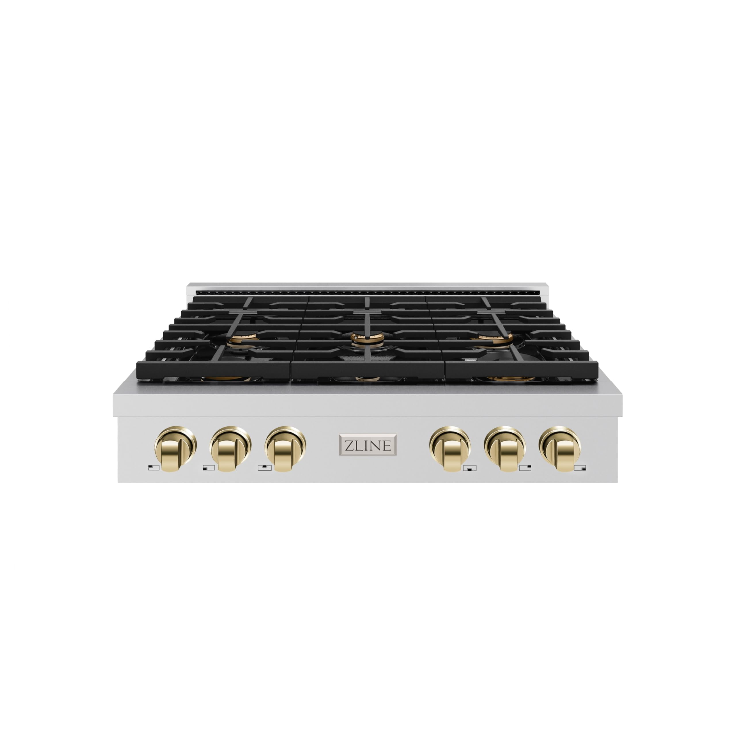 ZLINE 36 in. Autograph Edition Paramount Gas Rangetop with 6 Burners ...