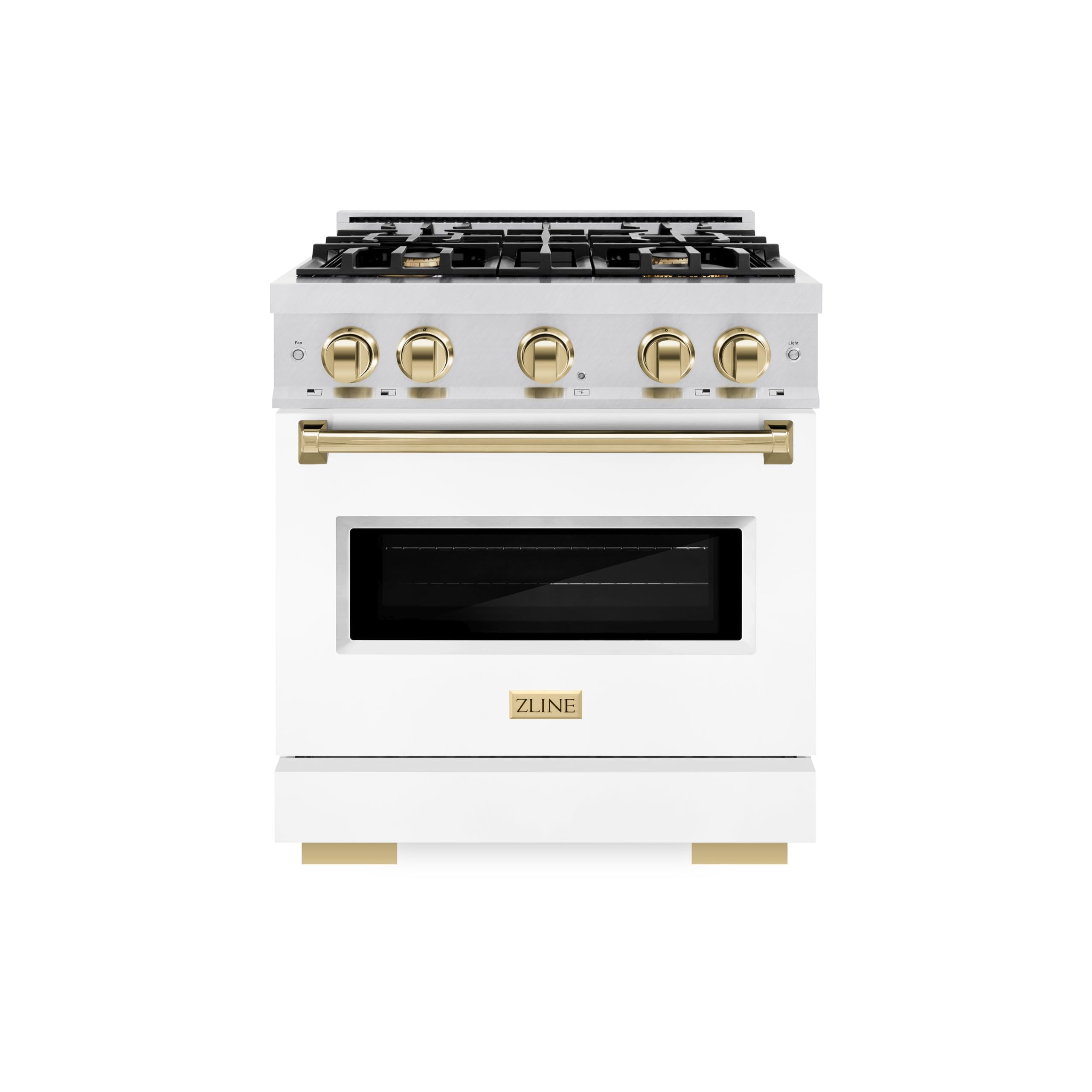 ZLINE Autograph Edition 30 in. 4.2 cu. ft. Classic Gas Range with 4 ...