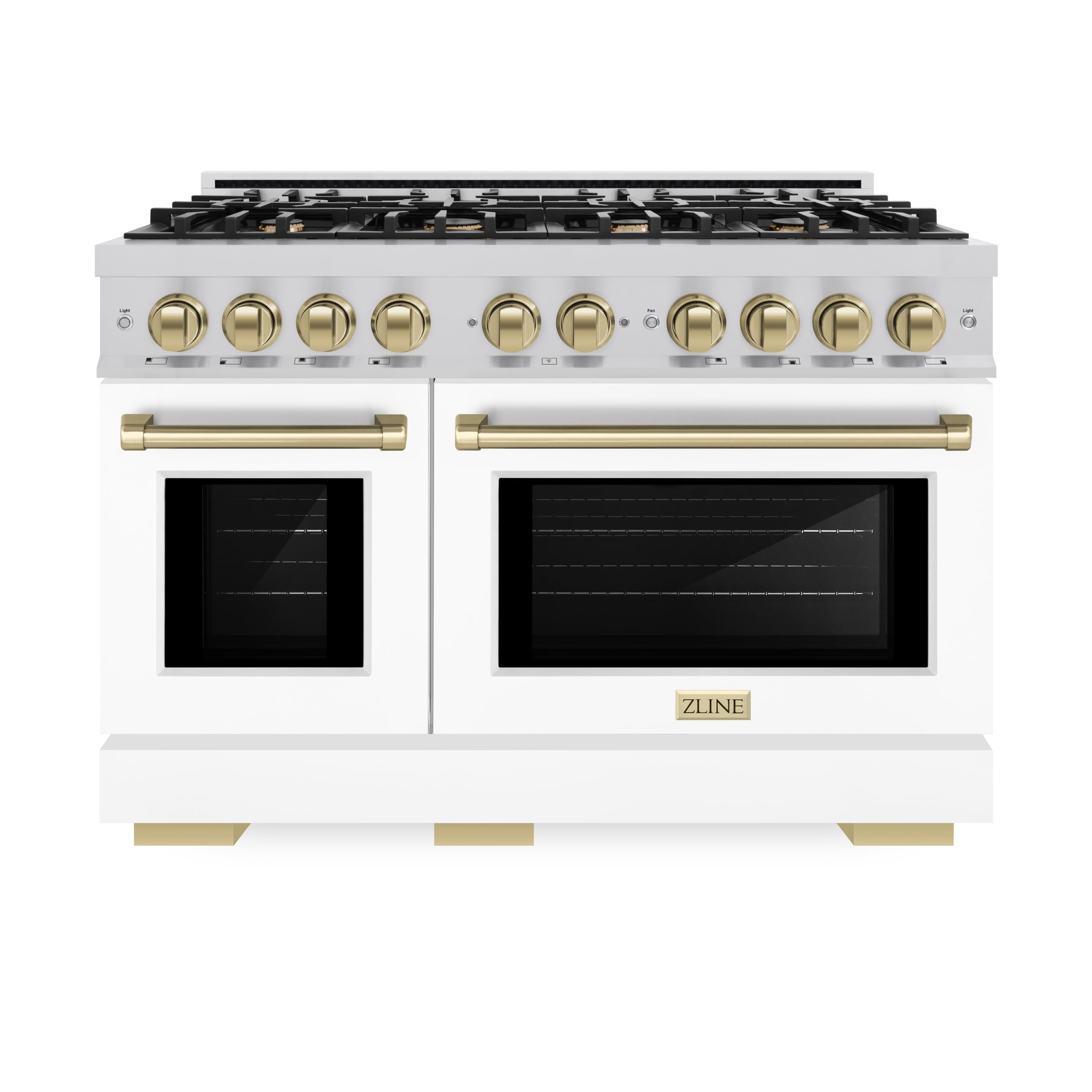 ZLINE Autograph Edition 48 in. 6.7 cu. ft. Double Oven Dual Fuel Range ...