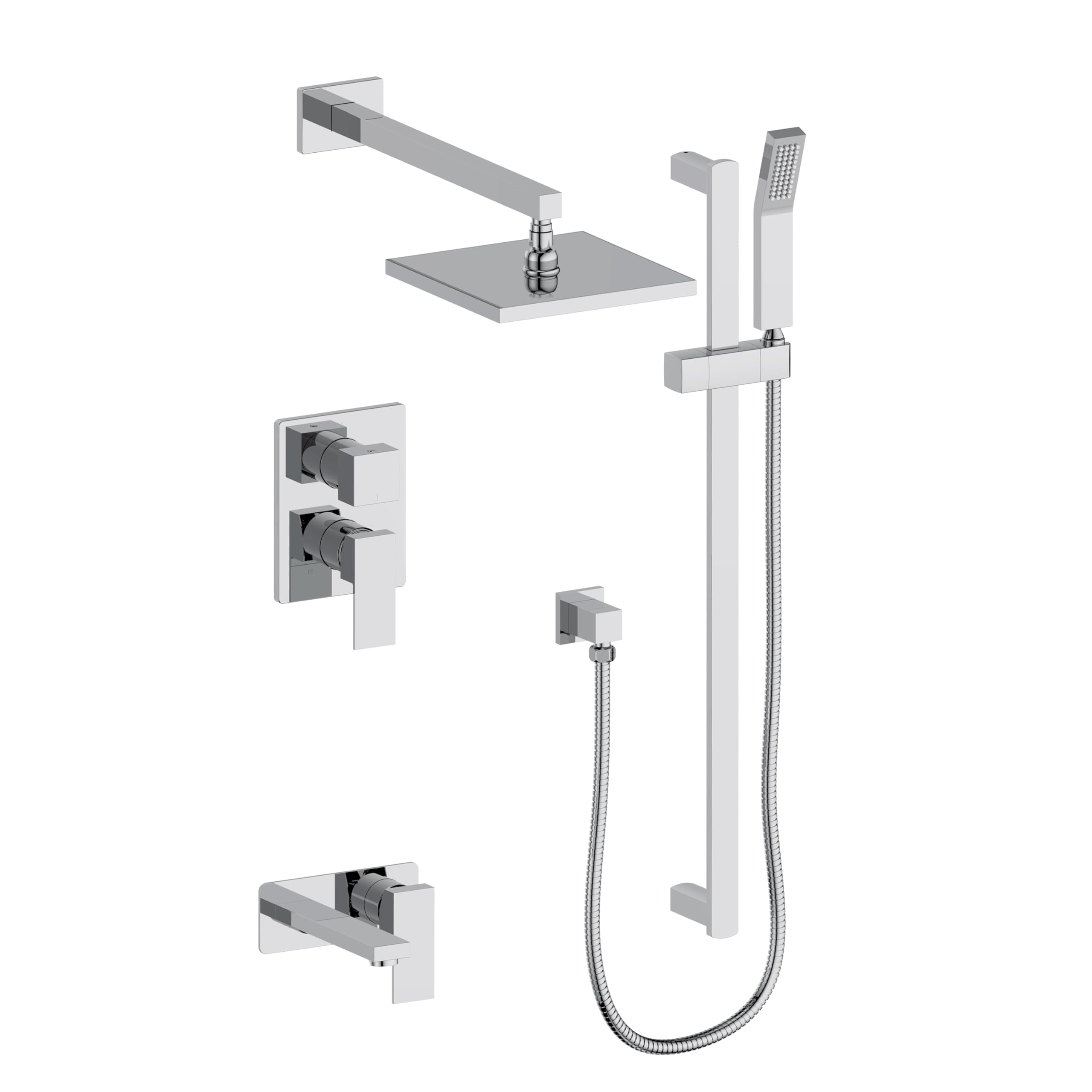 ZLINE Bliss Shower System with 12" Oversized Shower Head in Chrome (BLS ...