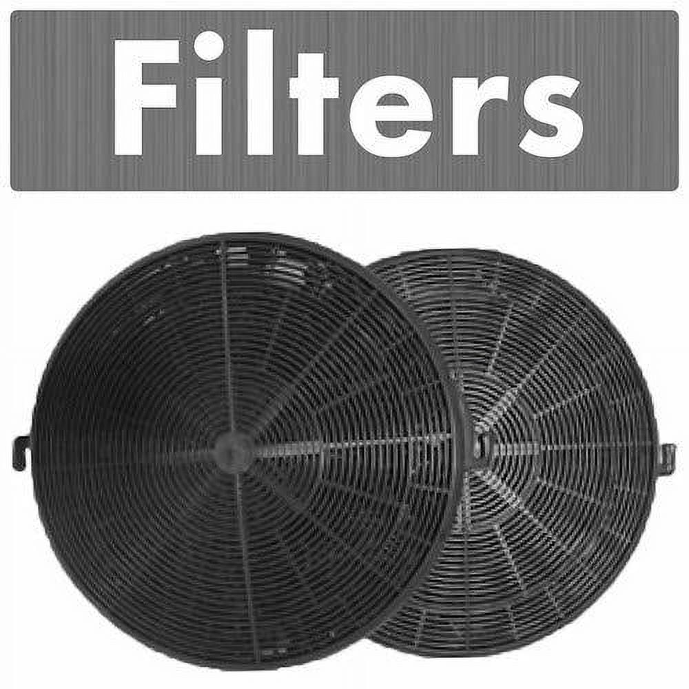 Zline Range Hood Charcoal Filters CF1 - Ductless Vent Kitchen Set of 2 ...