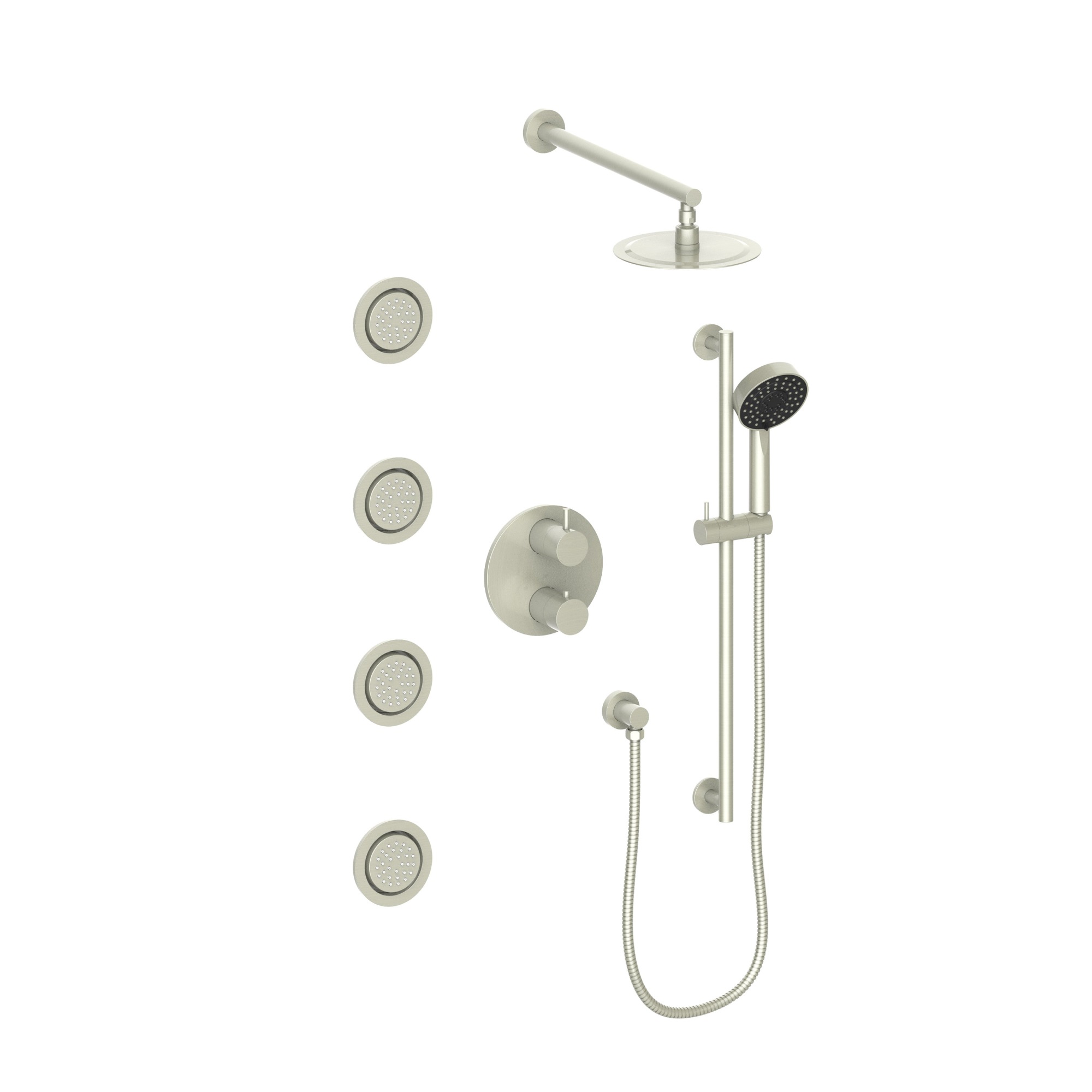 Moen Wynford Brushed Nickel Posi-Temp(R) Shower Only - Walmart.com