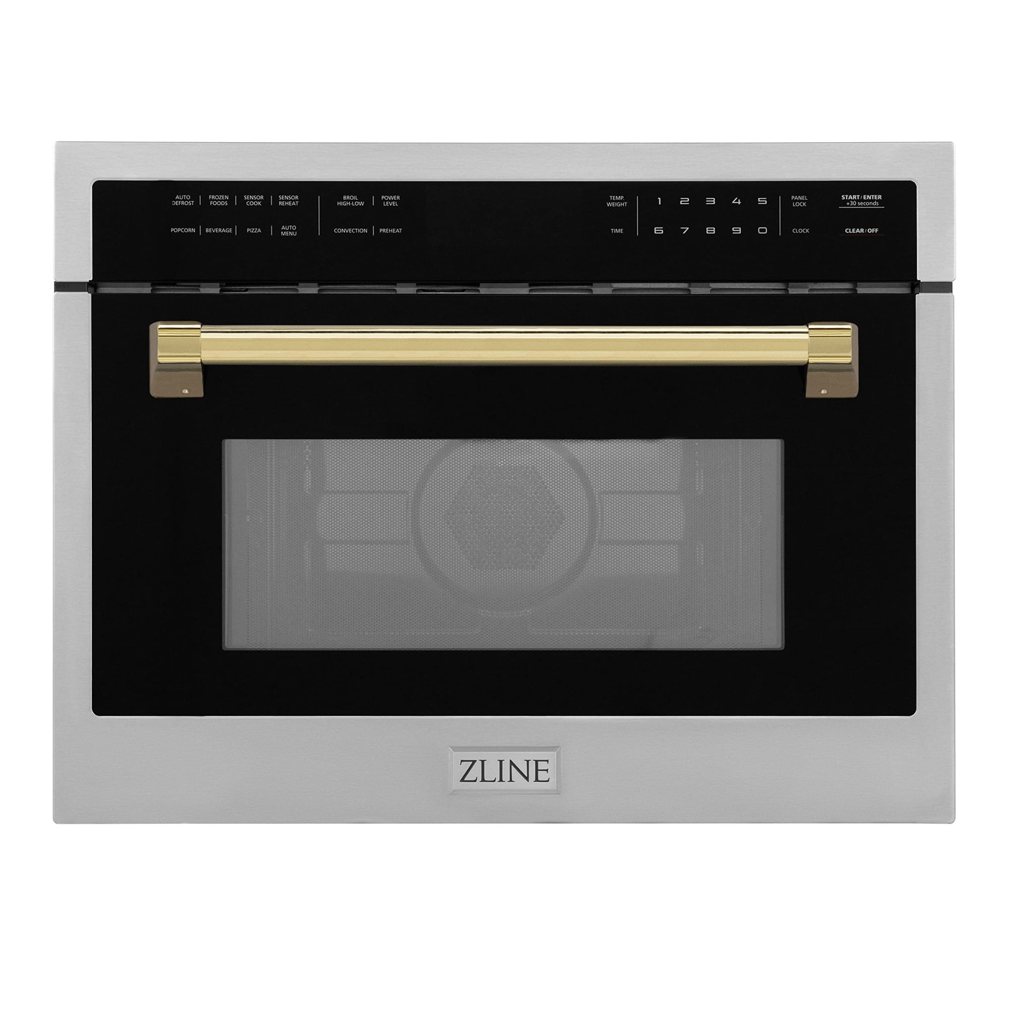 "ZLINE 24"" 1.6 cu ft Convection Microwave Oven, Stainless Steel with ...
