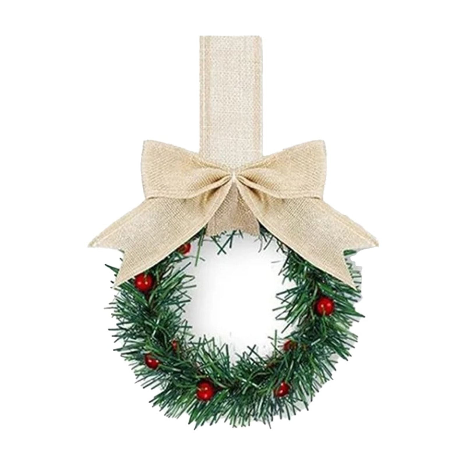 Xmas Swags Hungdao 2-Pack 36-Inch Christmas Pine Swags With LED Lights ...