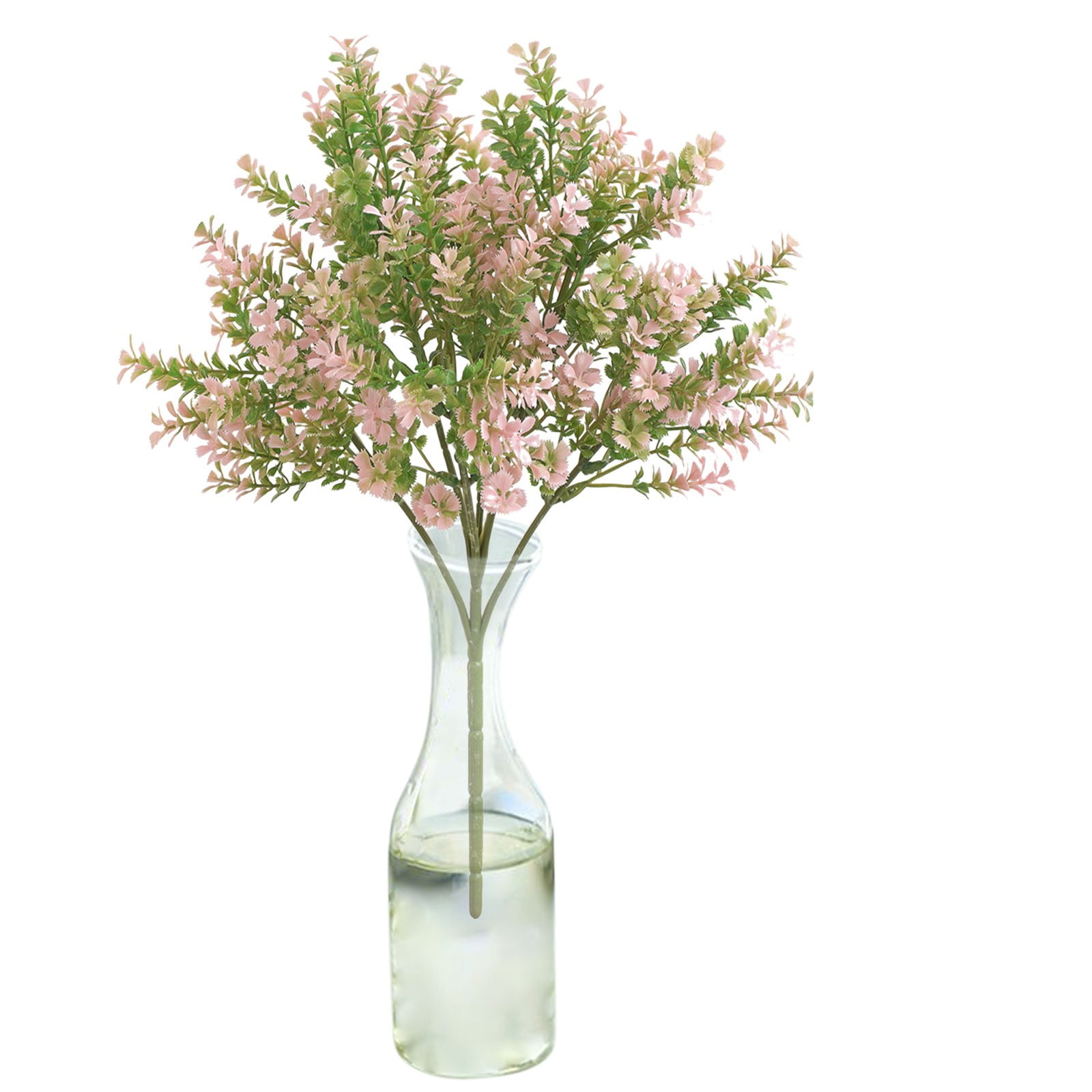 ZLLDECOR Decor Faux Greenery Stems Green Decor Artificial Flowers Bulk ...