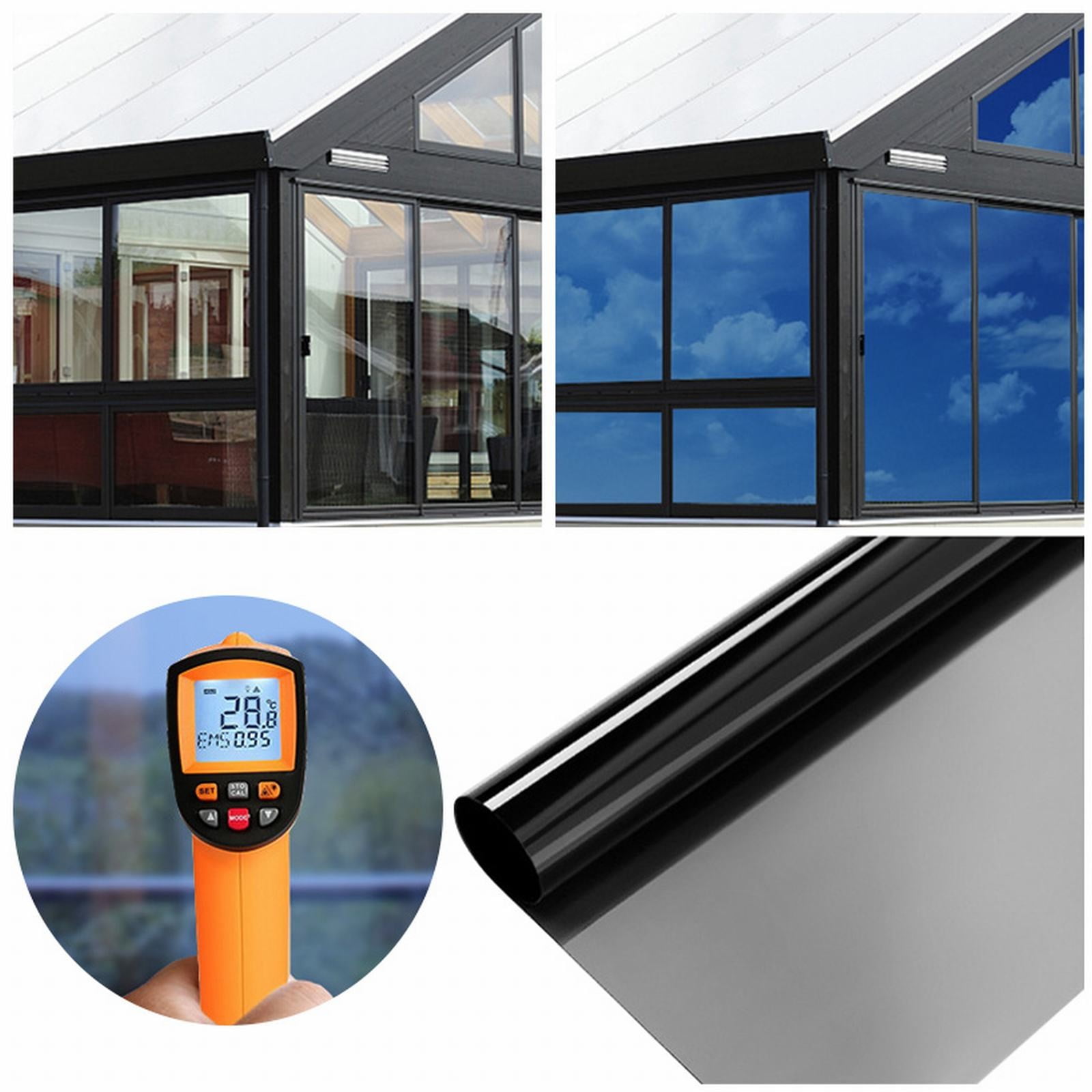 ZLLDECOR FuFin One Way Window Privacy Film With Installation Tools ...