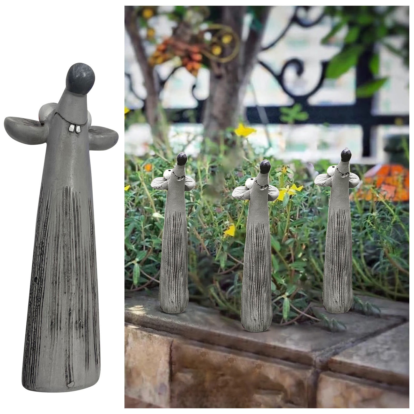 ZLLDECOR Garden Resin Garden Decoration Handmade Funny Decoration ...