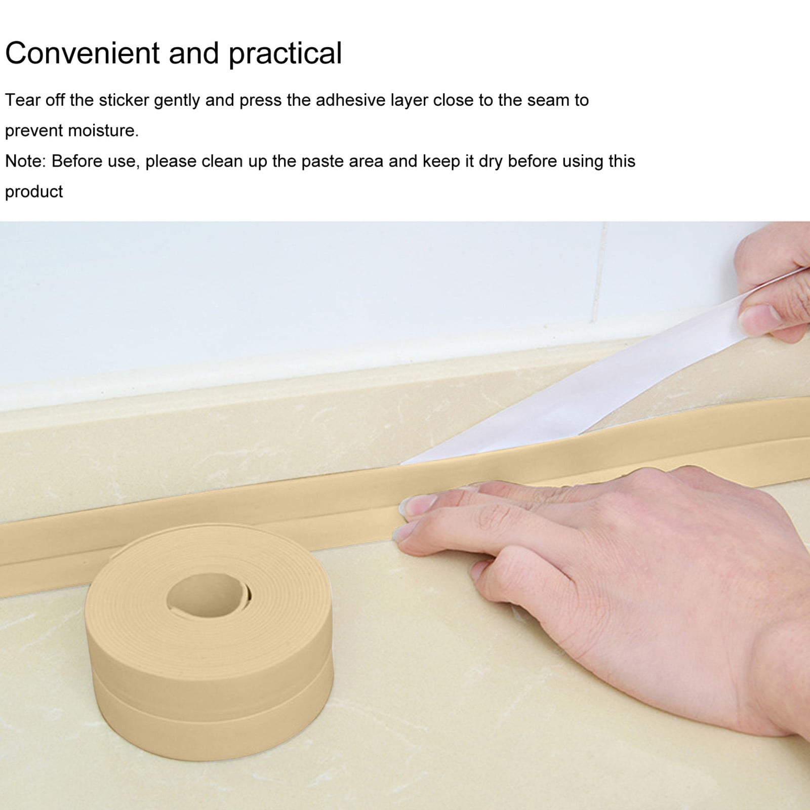 ZLLDECOR Kitchen Sink Seam Stickers SelfAdhesive Tape Sticker ...