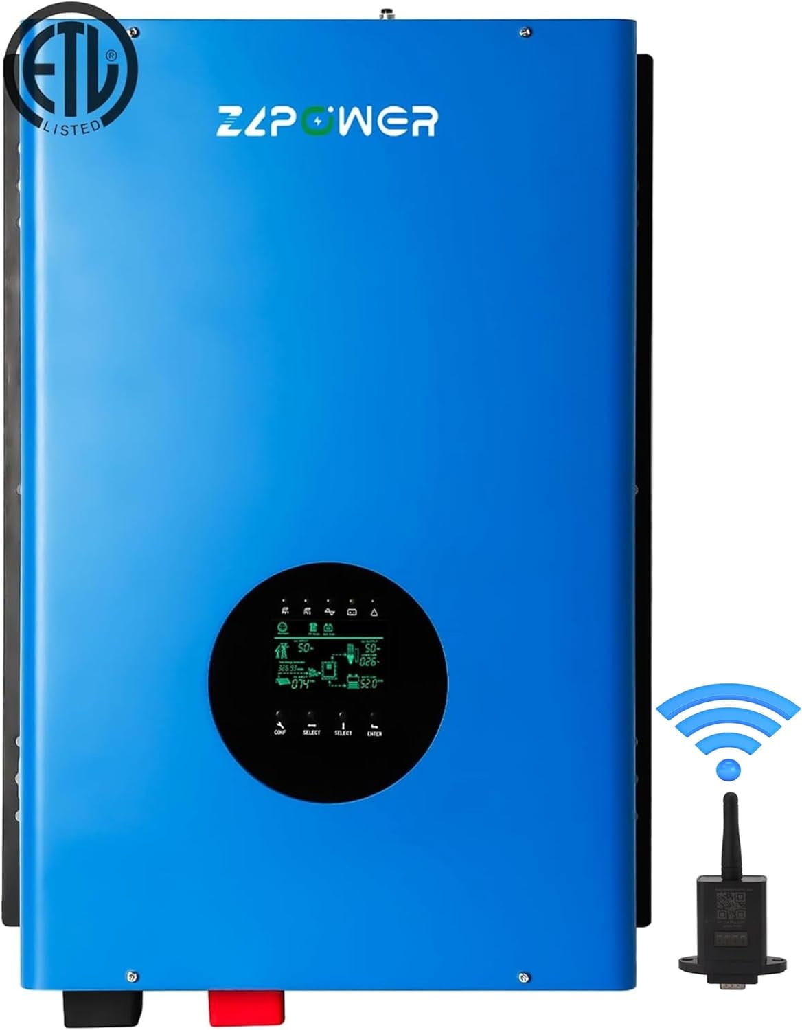 ZLPOWER 12000W 48V Off-Grid Inverter Charger, Peak Power 36000W for 20s ...