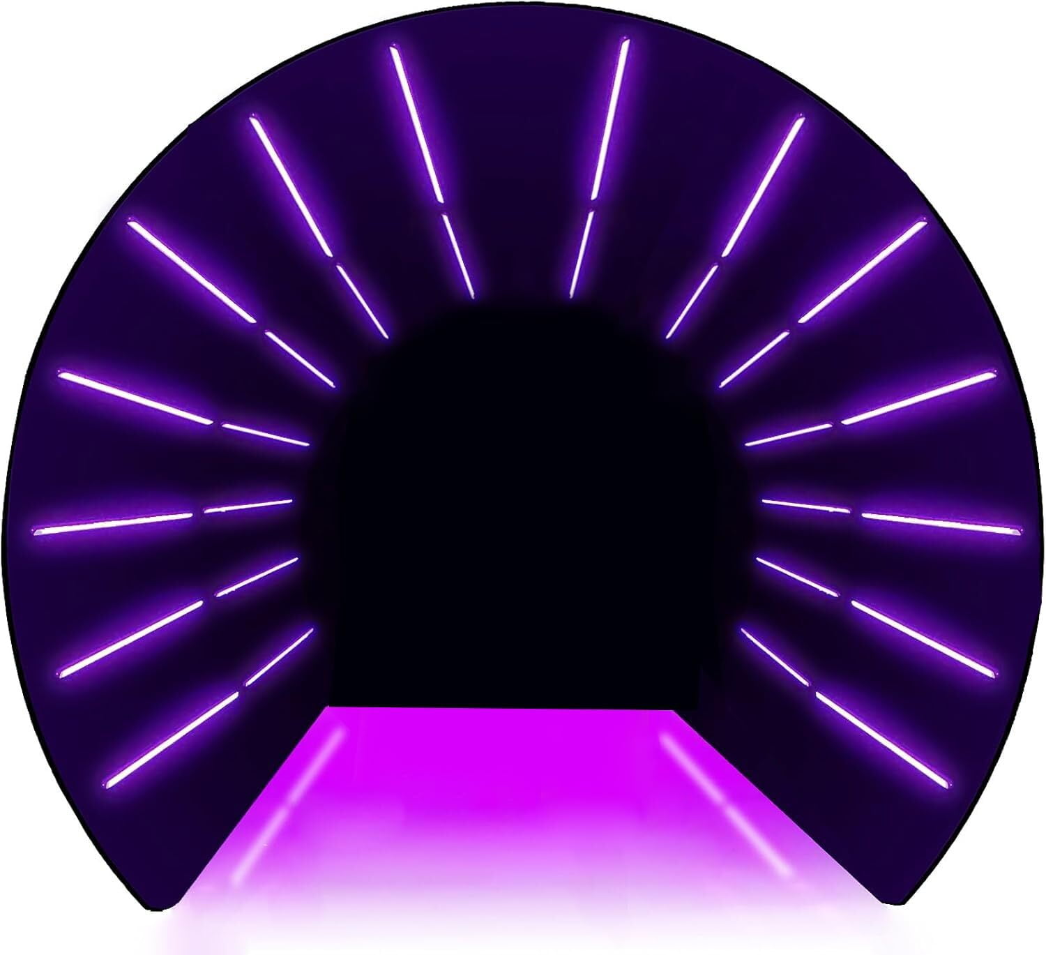 ZLPOWER 8FT Customizable LED Photo Booth Enclosure - RGB Light Backdrop ...