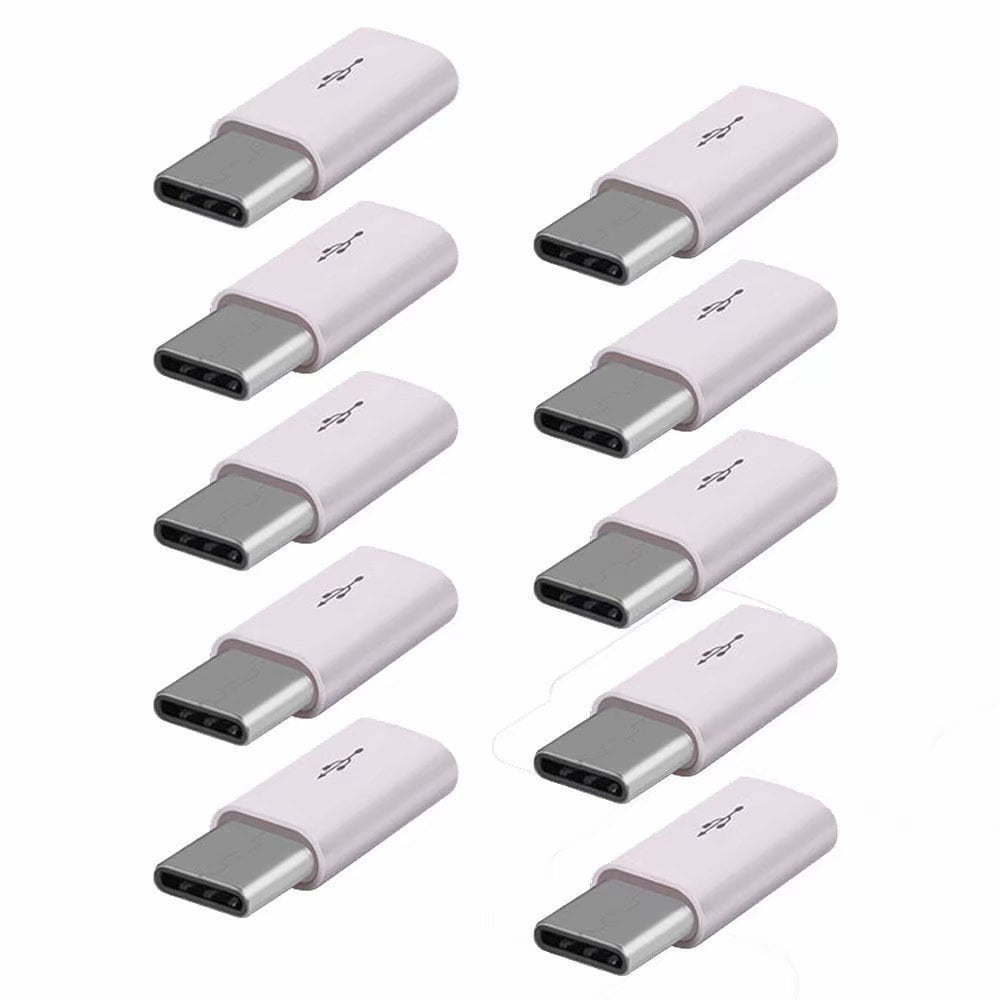 ZMART Micro USB to USB C Adapter 10 Pack - Charging and Data Sync and ...