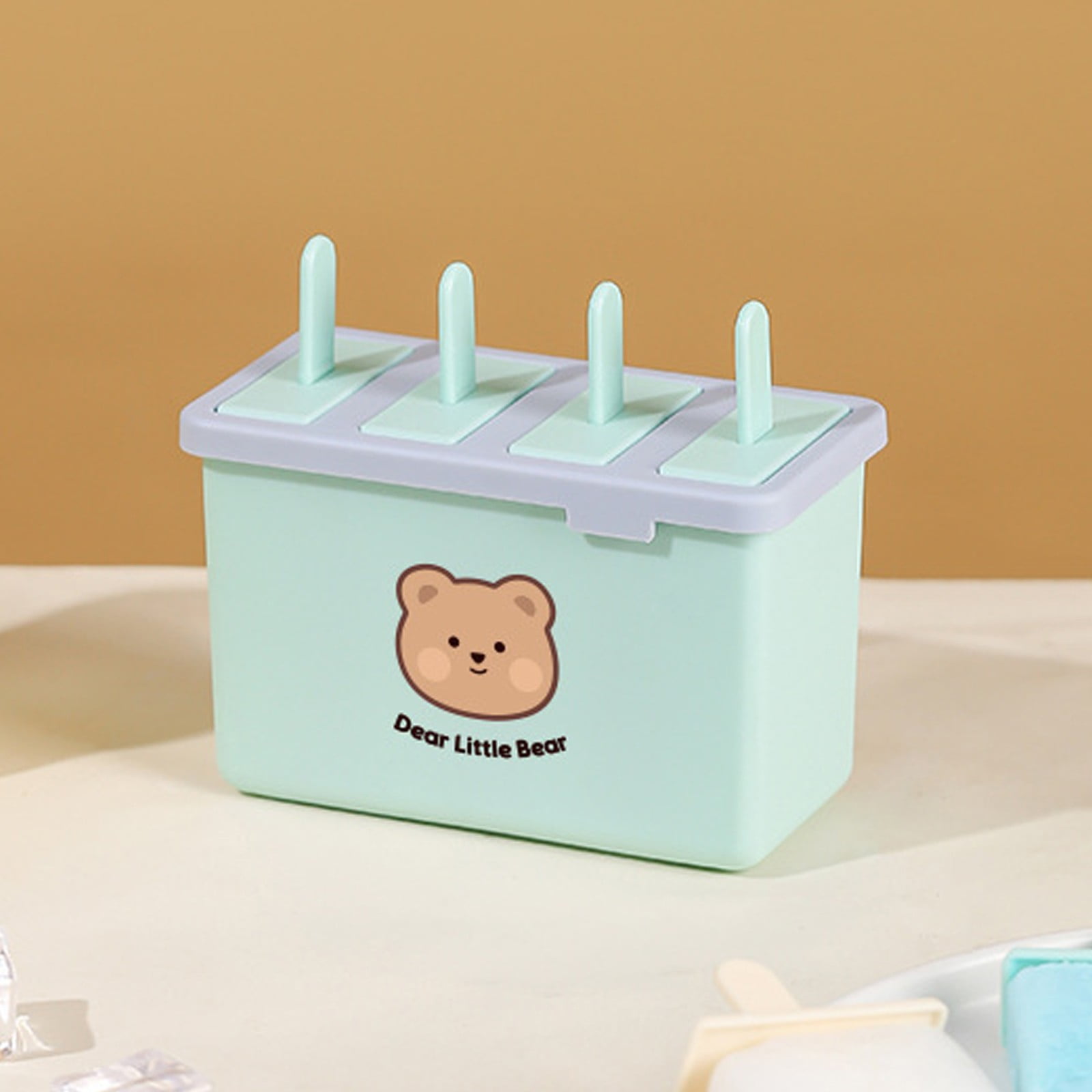 FNZEFAM Popsicle Artifact Popsicle Box Food Grade With Lid Household Do ...