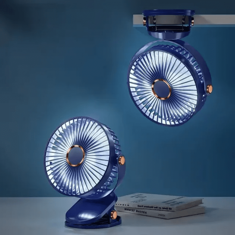 ZMG 2025 Mini Folding Fan 9 Inch Remote Control Cooler Pedestal ...