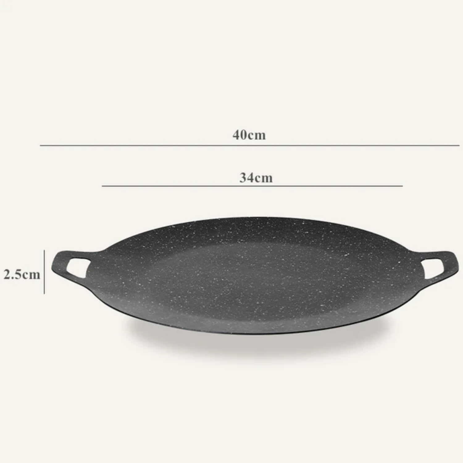 ZMG 2025 Outdoor Camping Grill Pan Cast Iron Non-Stick Barbecue Plate ...