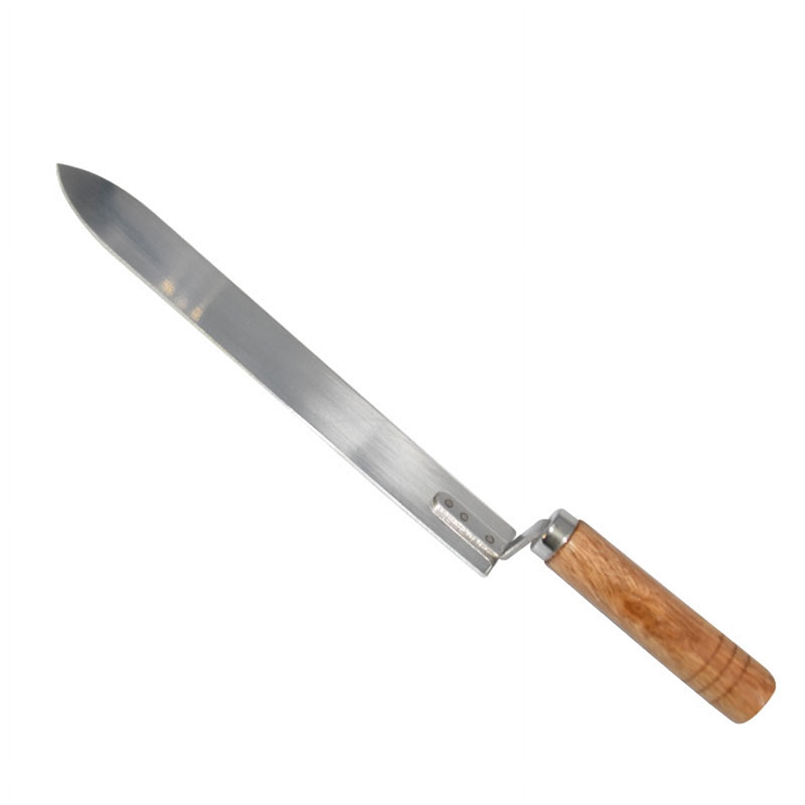 ZMG 2025 Stainless Steel Honey Uncapping with Wood Handle 33cm Long ...