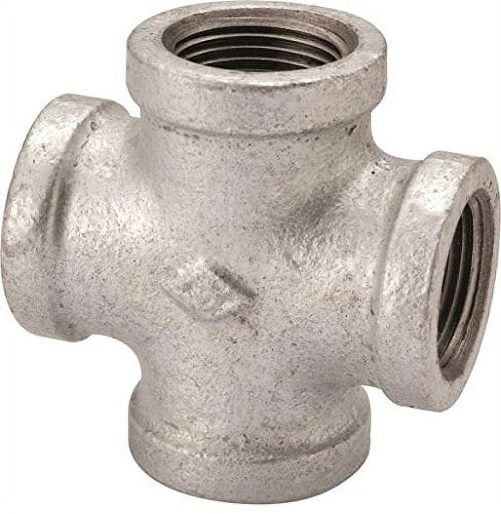 ZMGCR07 Galvanized Malleable Cross, 1-1/2", Silver - Walmart.com