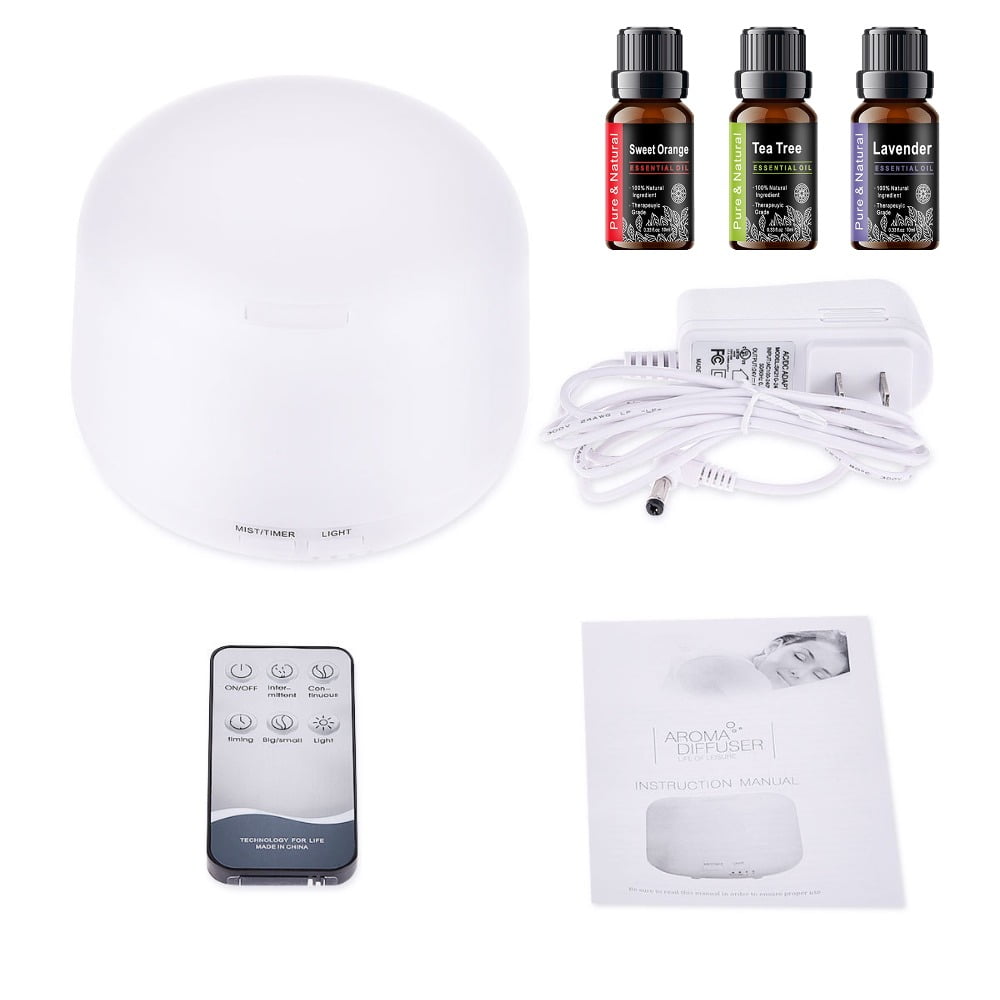 ZMGJSQJP 300ML Aromatherapy Diffuser 7 Mood Lights Air Humidifier for ...