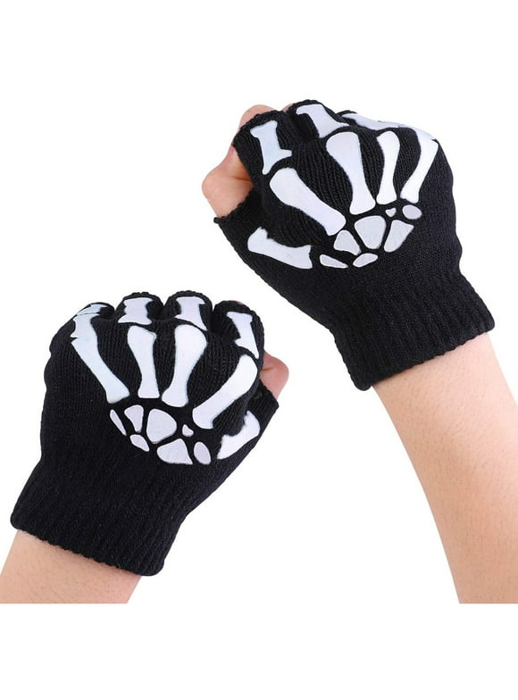 Boys Skeleton Gloves