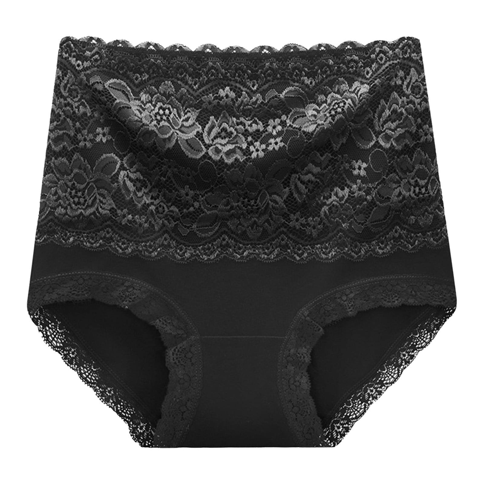 ZMHEGW 6 Packs Underwear Women Tummy Control Lace Flower Patchwork High ... ZMHEGW 6 Packs Underwear Women Tummy Control Lace Flower Patchwork High ...
