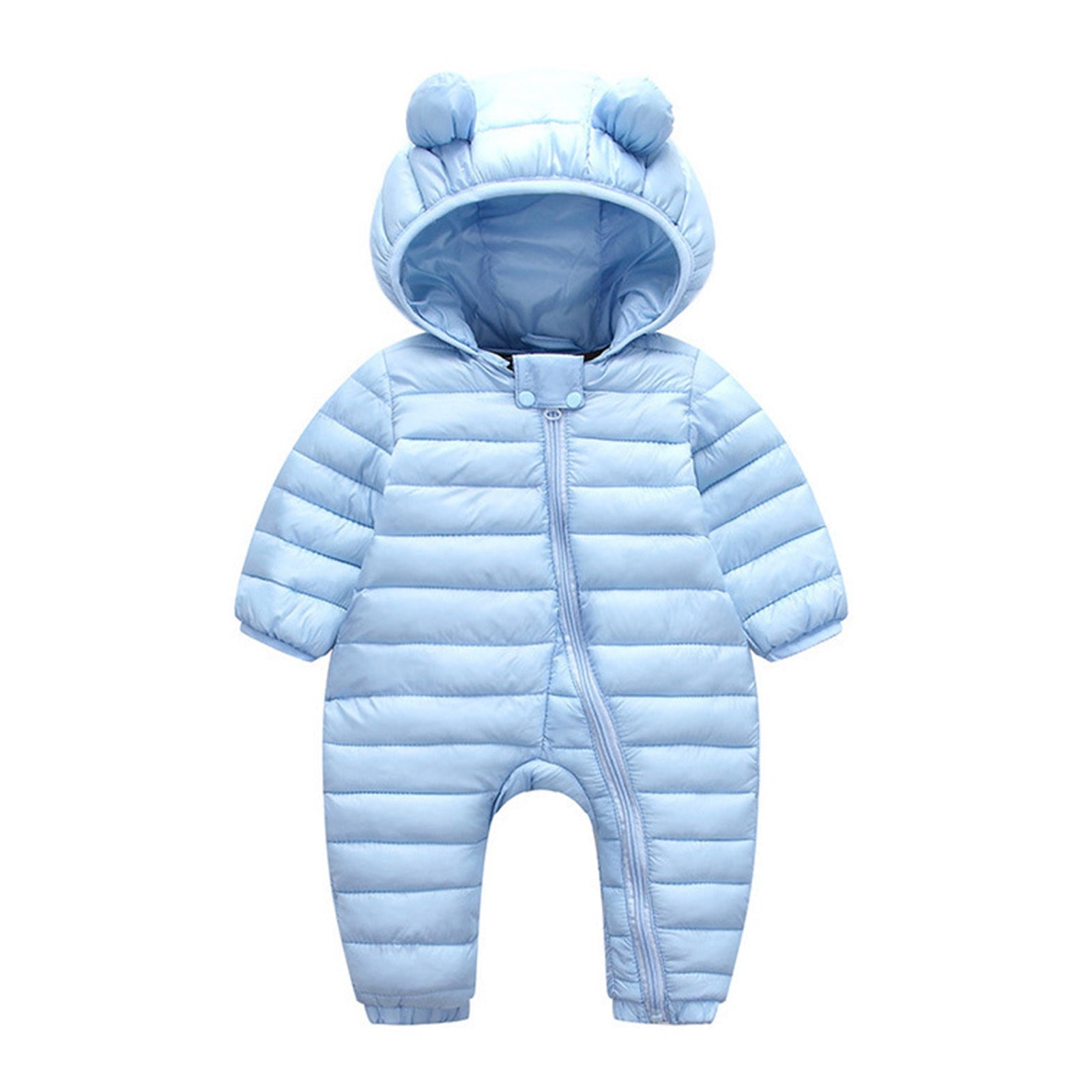 ZMHEGW Infant Snowsuits: Toddler Baby Boys Girls Winter Warm Bear Ears ...