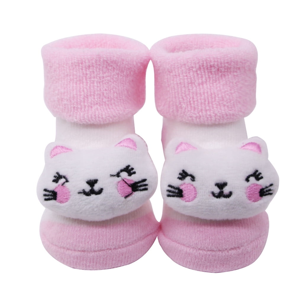 ZMHEGW Girls Bell Socks Baby Cotton Socks Boys Socks Cartoon - Kids ...