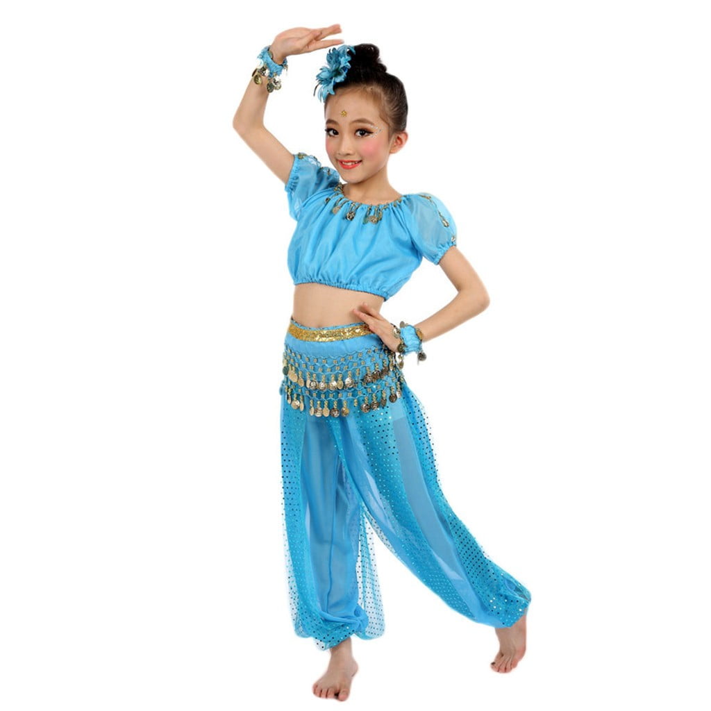 ZMHEGW Outfits for Girls Handmade Belly Dance Belly Dancing Dance Skin ...