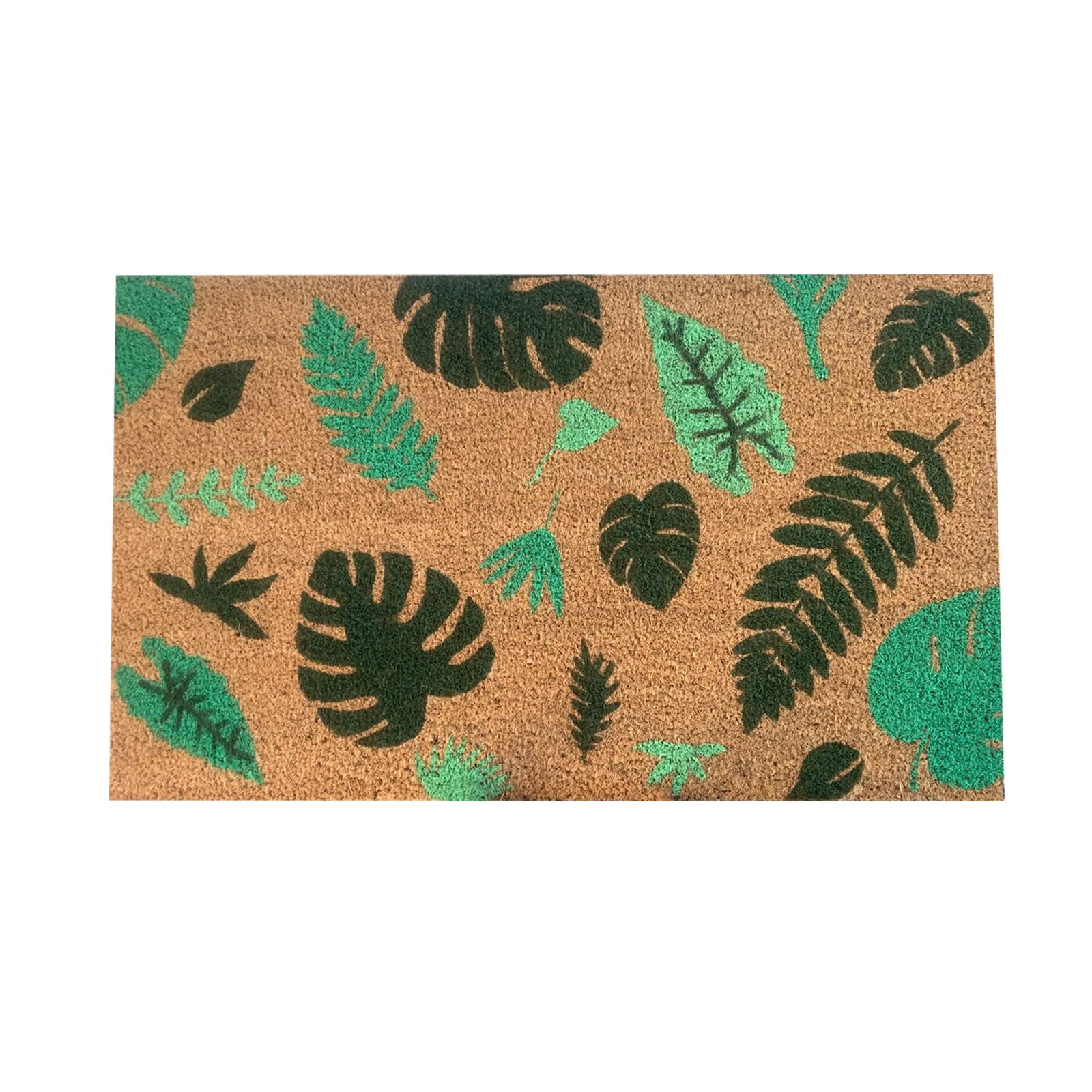 ZMHEGW Welcome To The Jungle Funny Doormat Leaf Green Home Decor ...