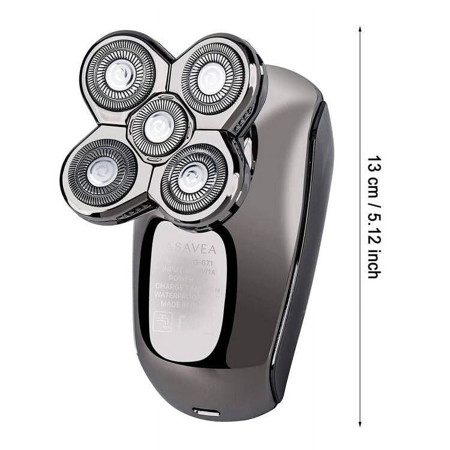 ZMHPKJS Mens Electric Shaver& Grooming Kit Five Headed Beard Hair For A ...