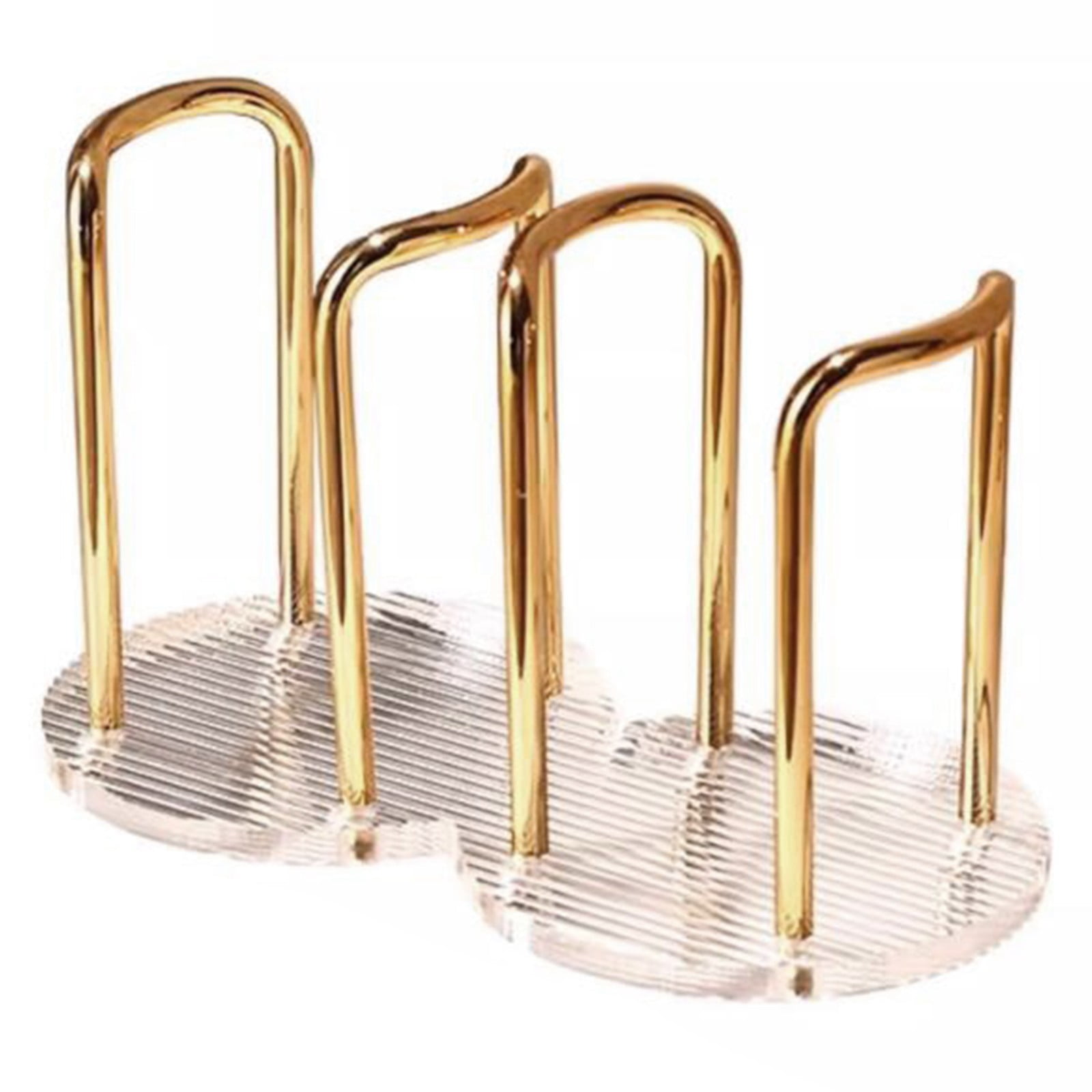 ZMKIAG 2 Compartments Acrylic Coffee Cup and Lid Storage Organizer ...