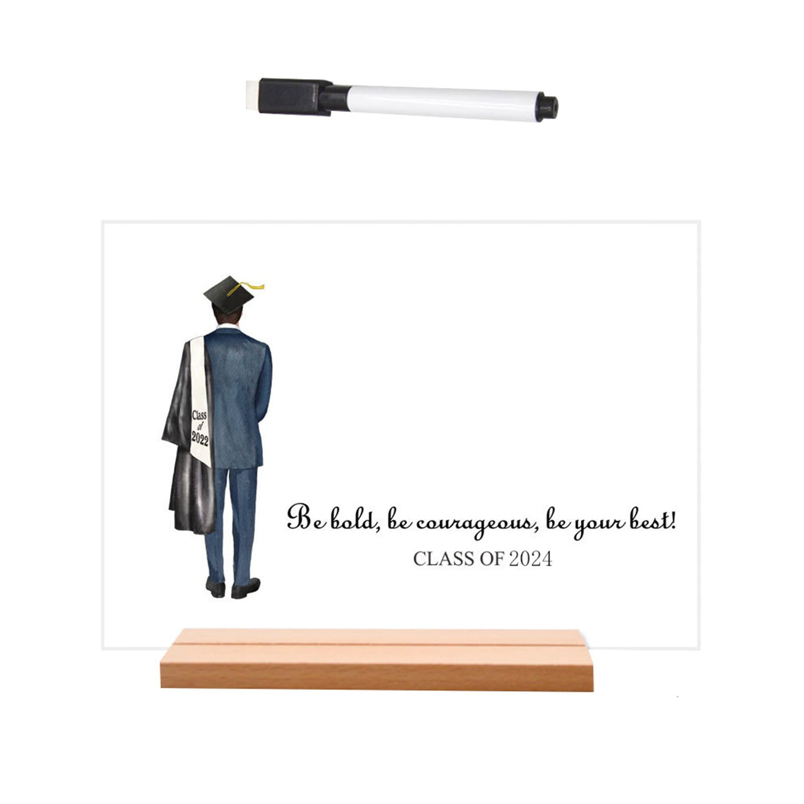 ZMKIAG 2025 Customizable Graduation Acrylic Plaque Set - Erasable DIY ...