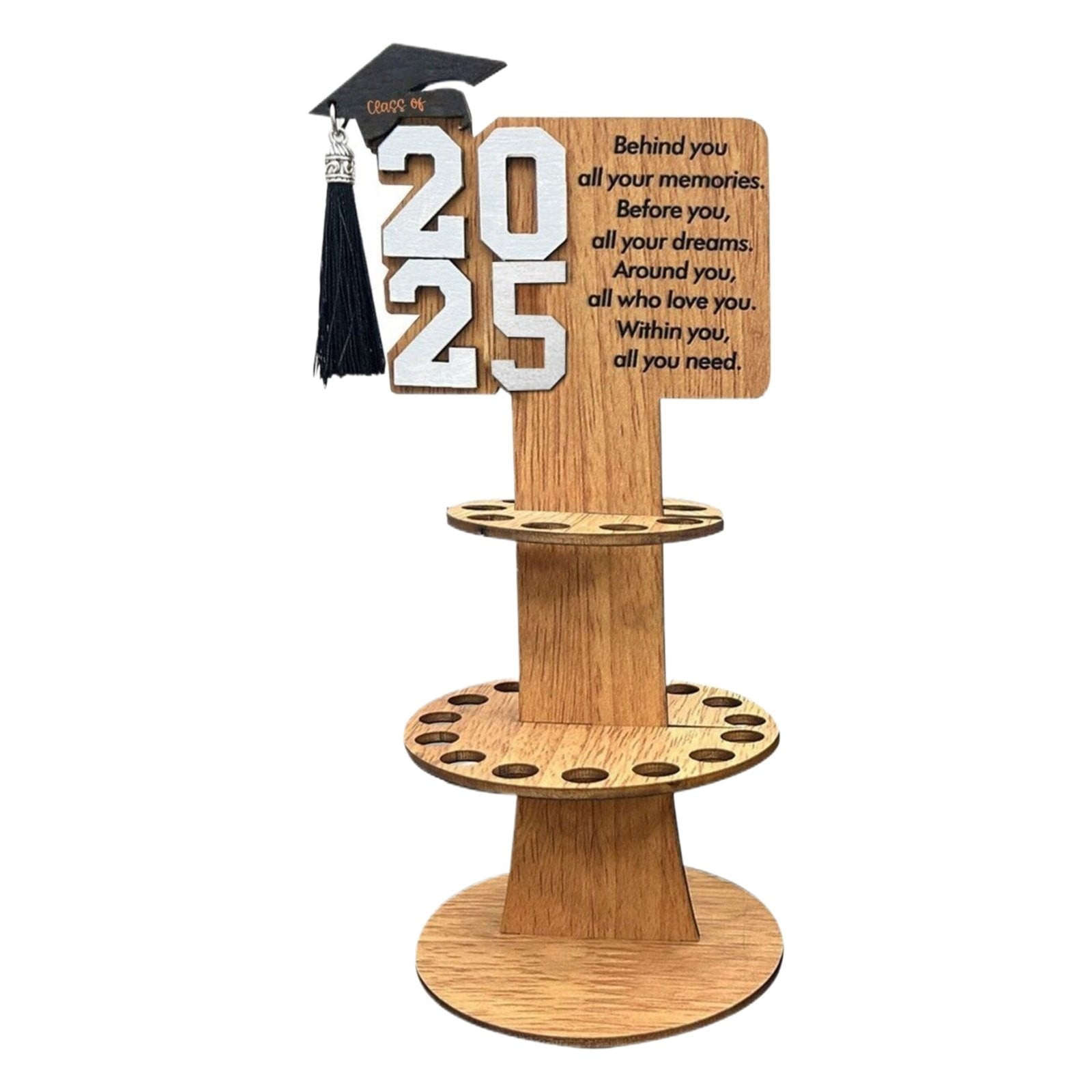 ZMKIAG 2025 Graduation Money Cake Card Holder - Tiered Display Stand ...